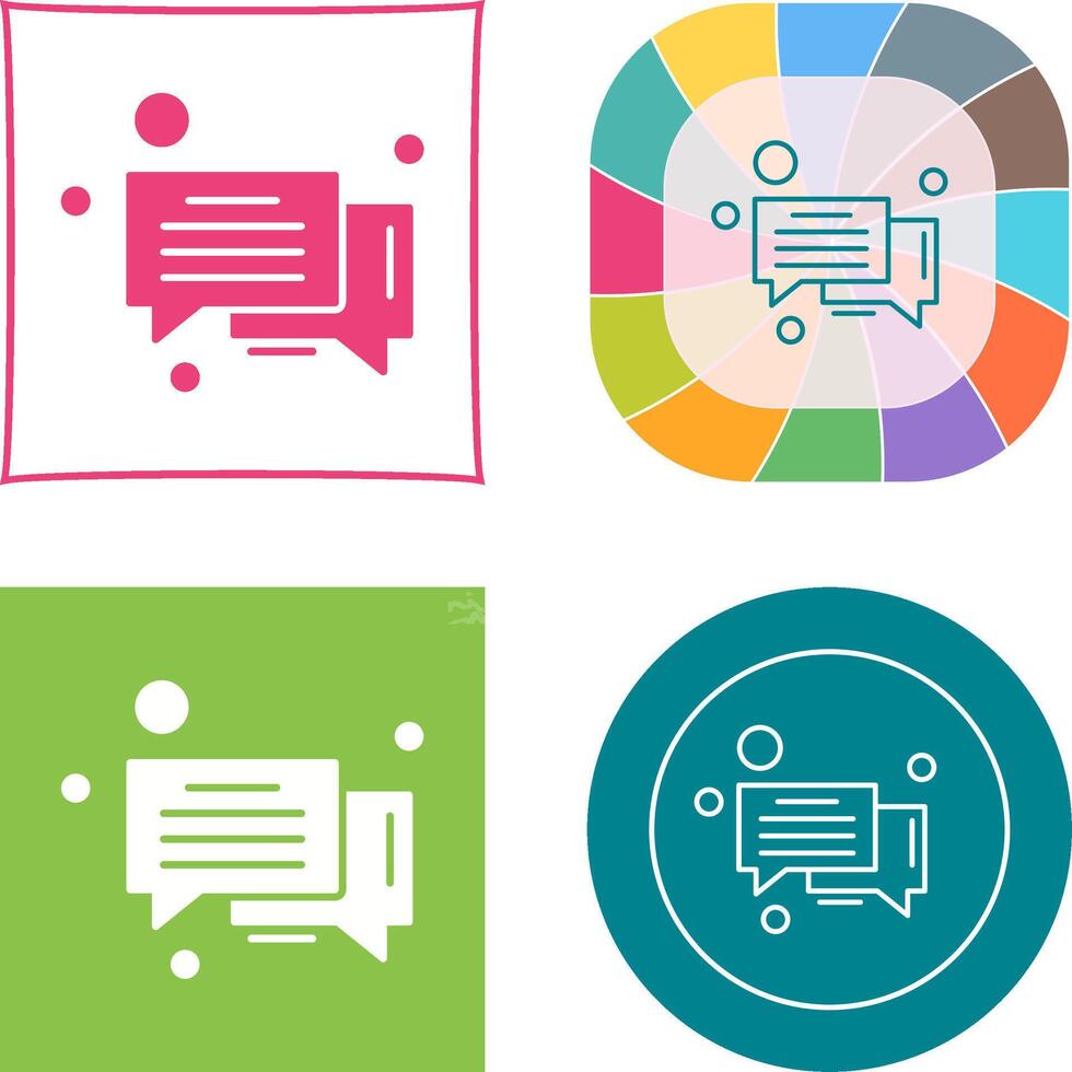 Message Bubble Icon Design 44348101 Vector Art at Vecteezy