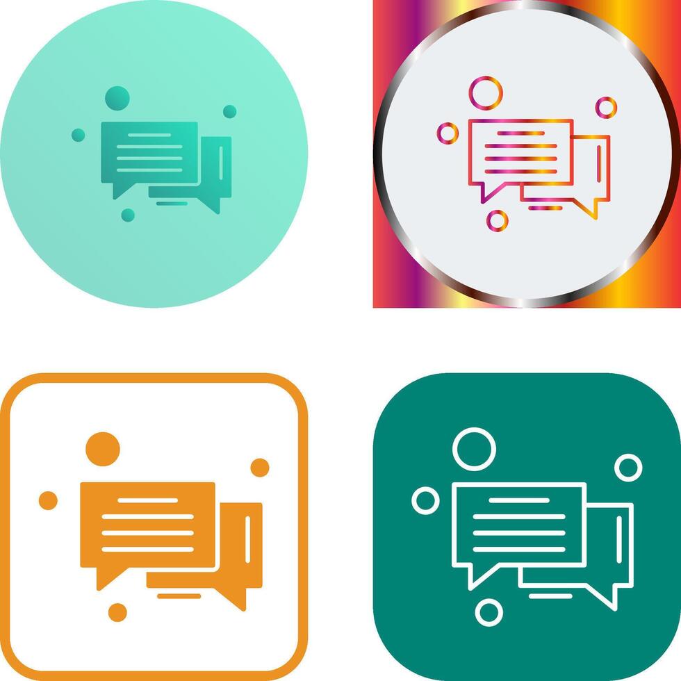 Message Bubble Icon Design 44349167 Vector Art at Vecteezy