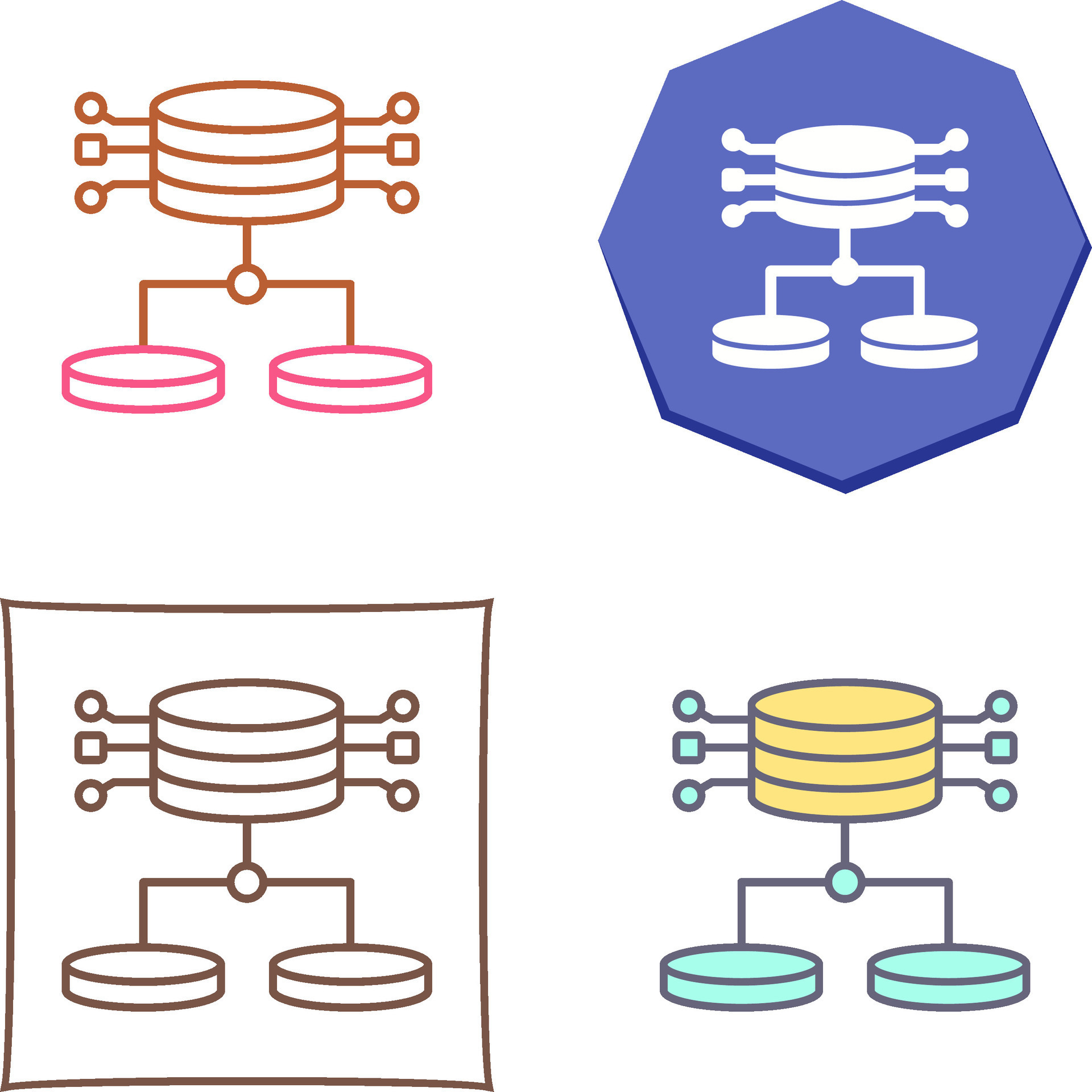 Structured Data Icon Design 44350362 Vector Art at Vecteezy