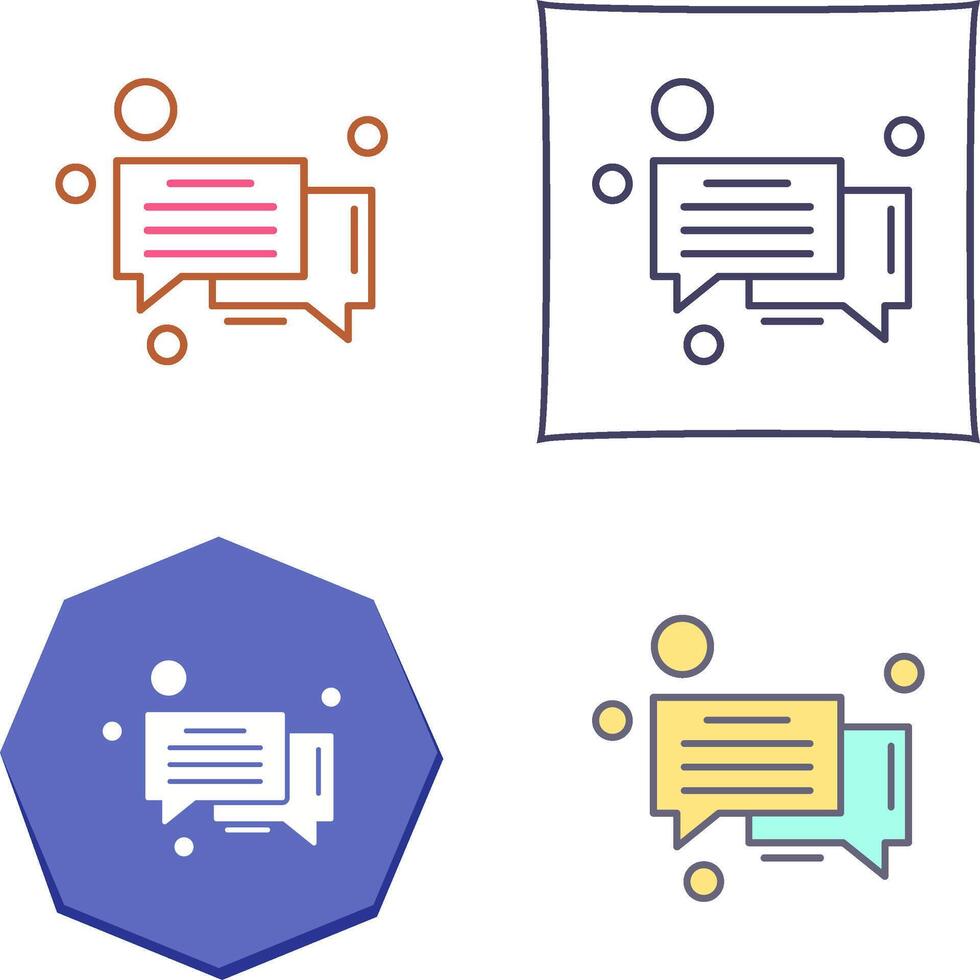 Message Bubble Icon Design 44350564 Vector Art at Vecteezy