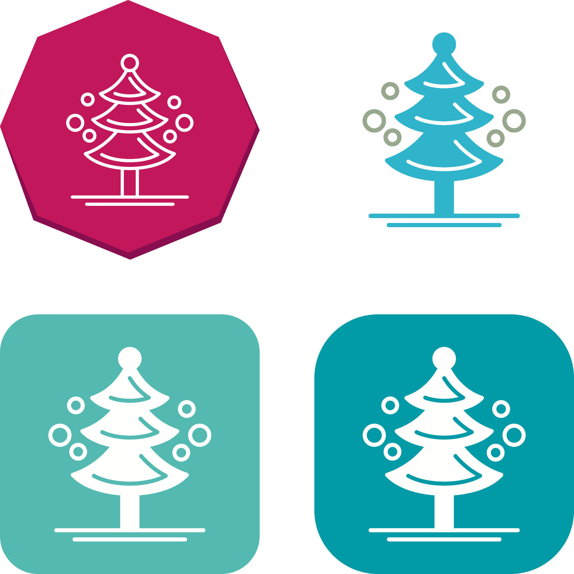 Pine Tree Icon Design 44353014 Vector Art at Vecteezy