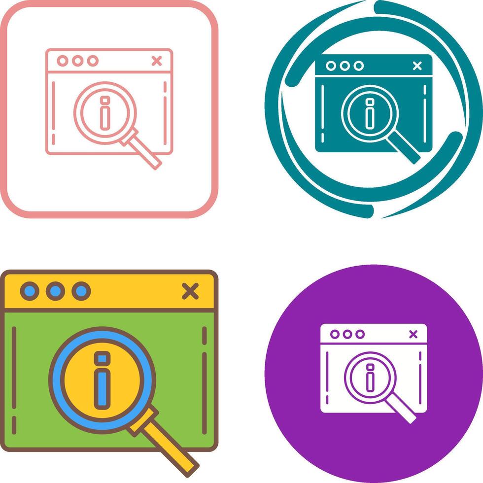 Search Icon Design 44358470 Vector Art at Vecteezy