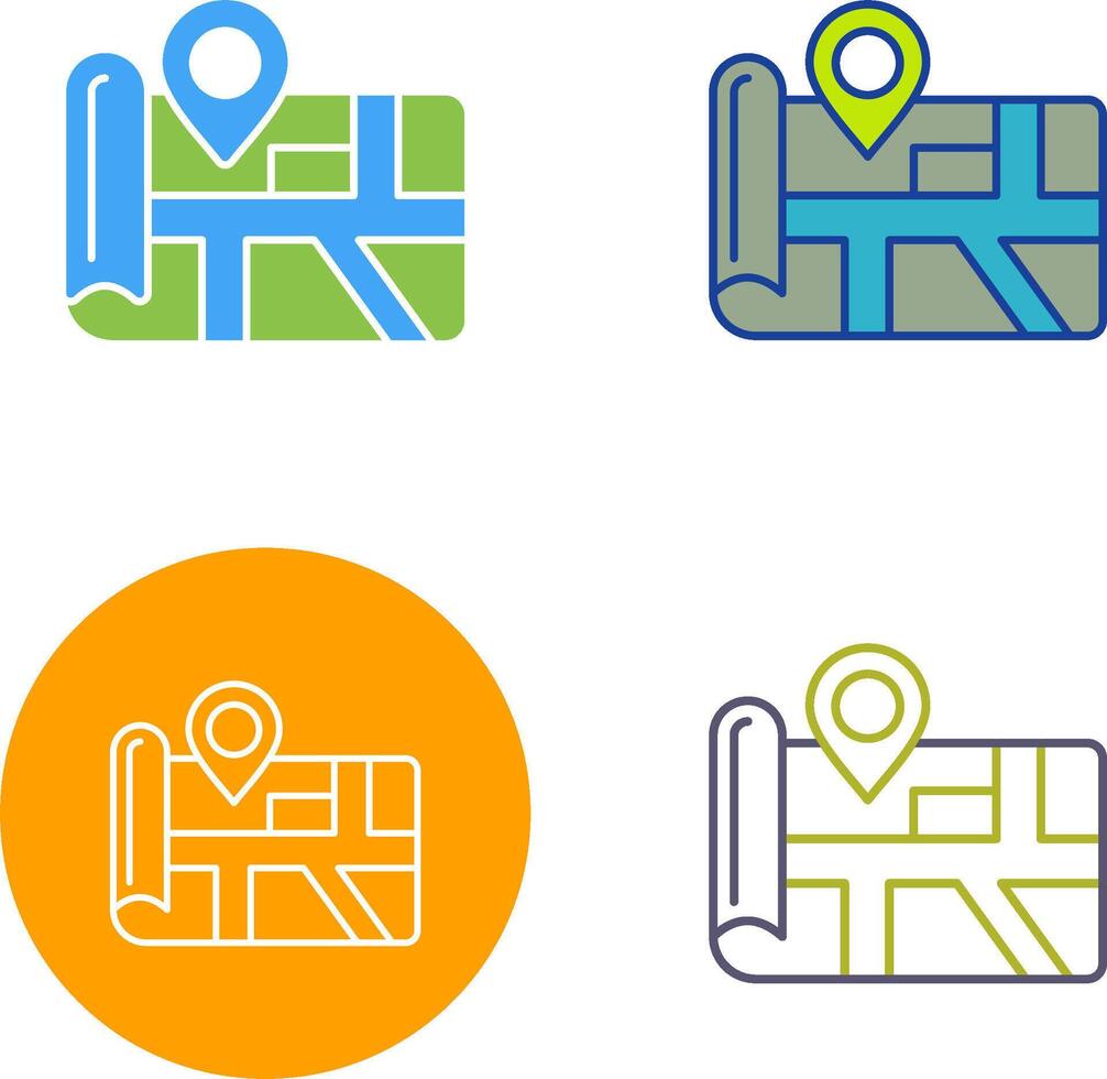 Map Icon Design 44363563 Vector Art at Vecteezy