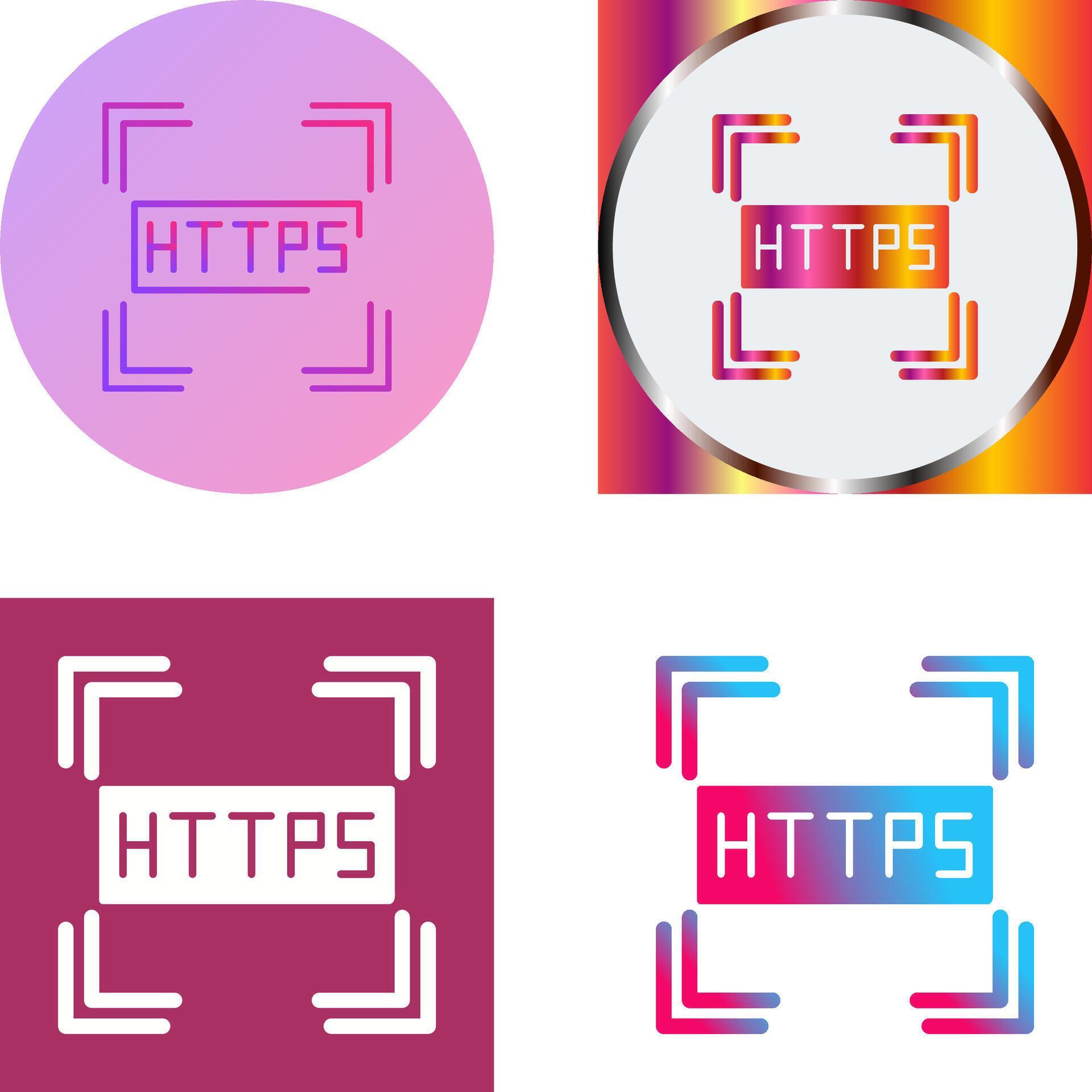 Https Icon Design 44364919 Vector Art at Vecteezy