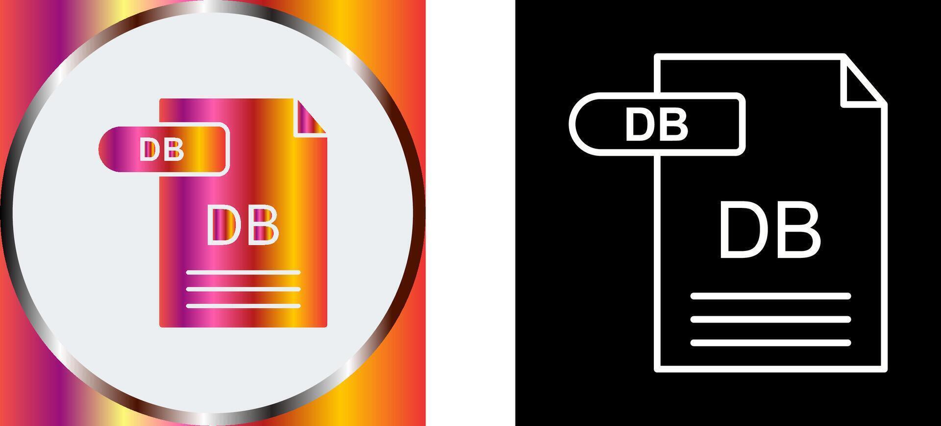 DB Icon Design 44367807 Vector Art at Vecteezy