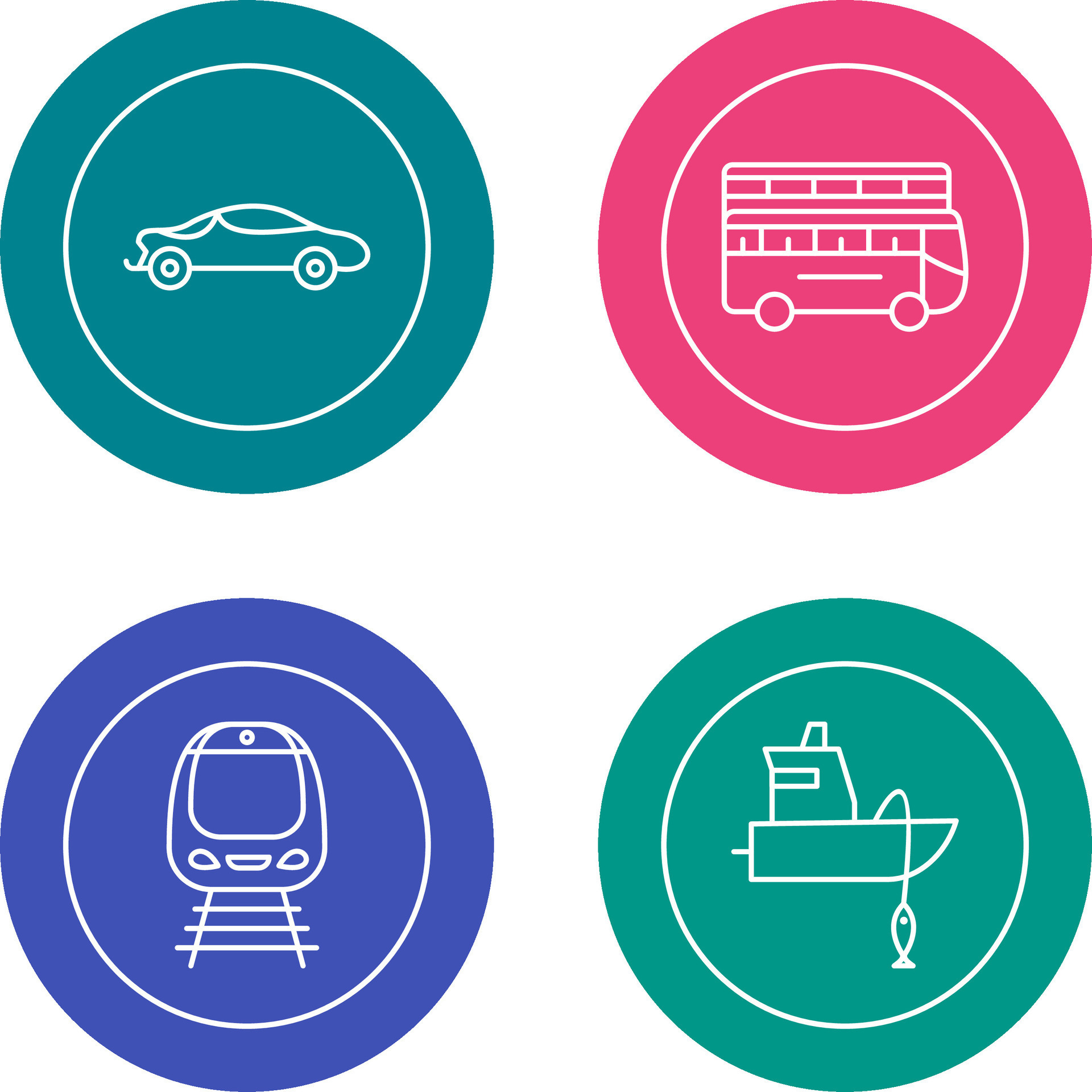 Sports Car and Double Icon 44370533 Vector Art at Vecteezy