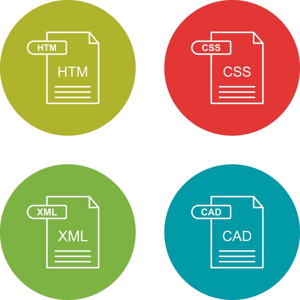 HTM and CSS Icon 44372450 Vector Art at Vecteezy