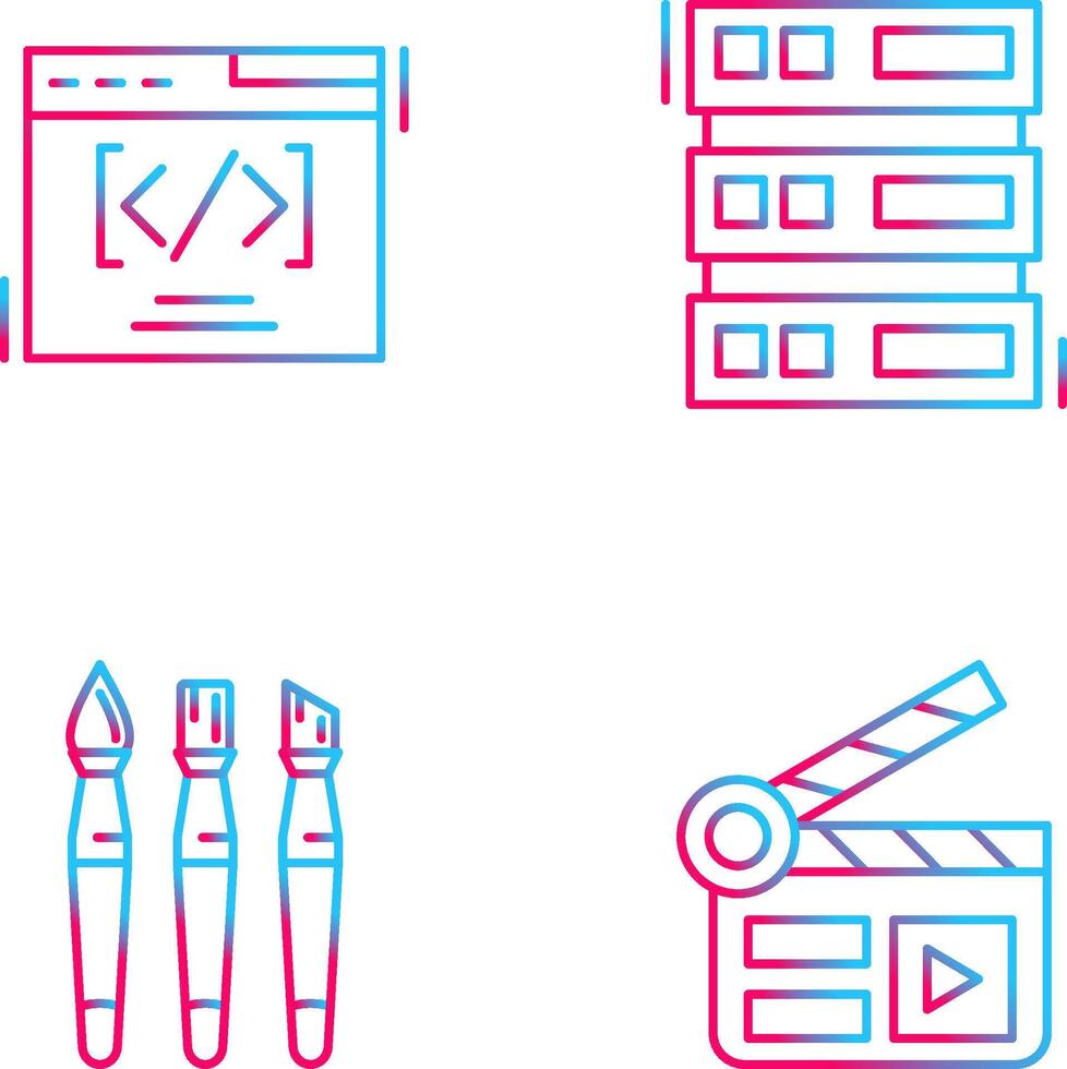 Web Coding ND Server Icon 44374244 Vector Art at Vecteezy