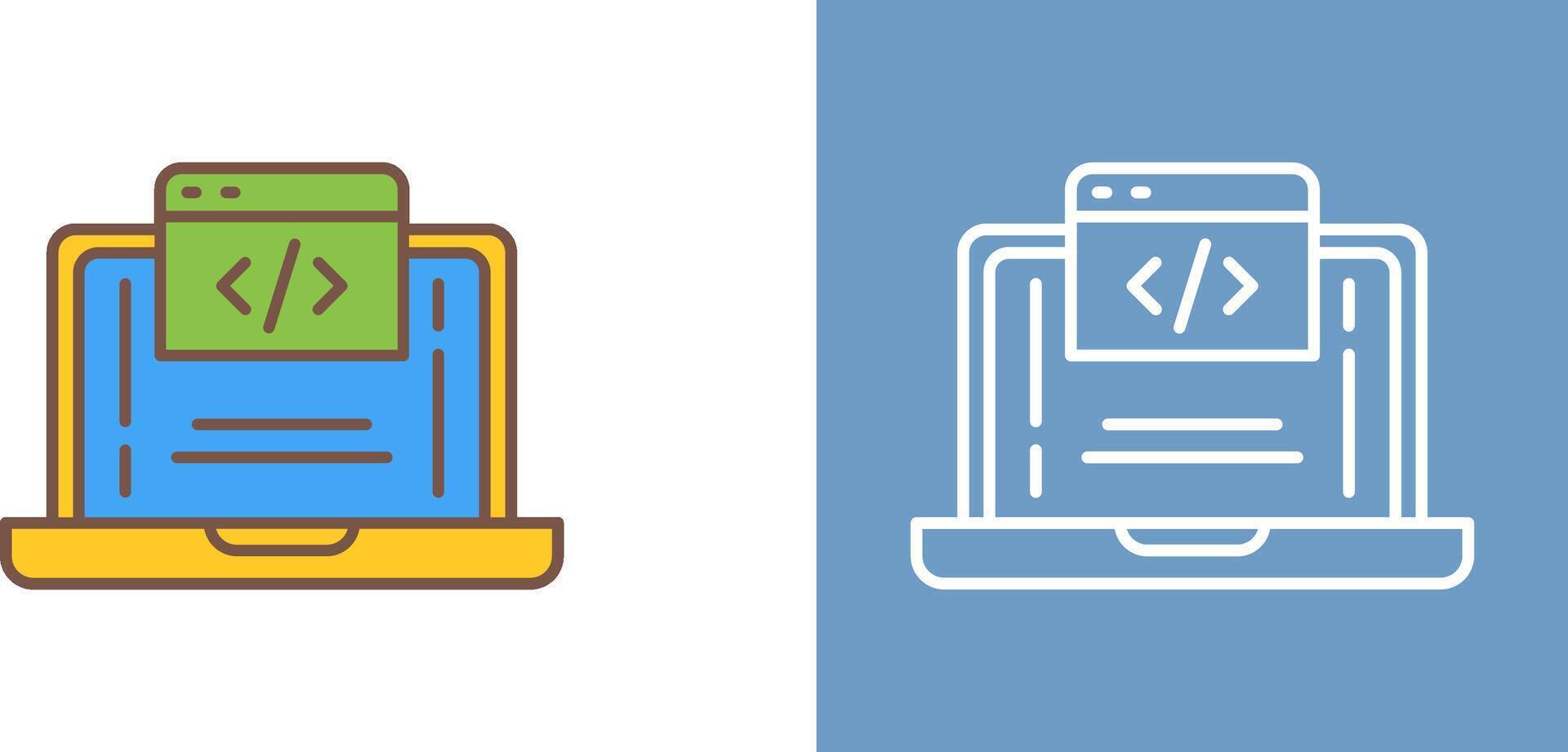 Coding Icon Design 44400532 Vector Art at Vecteezy