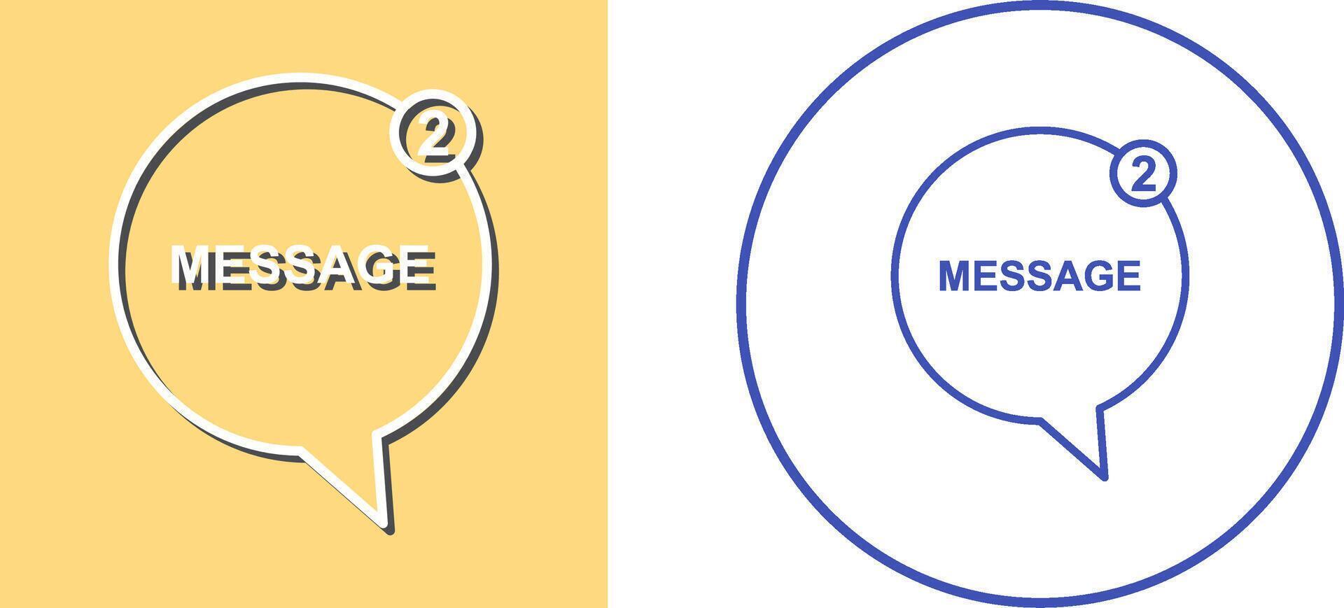 Message Bubbles Icon Design 44409797 Vector Art at Vecteezy