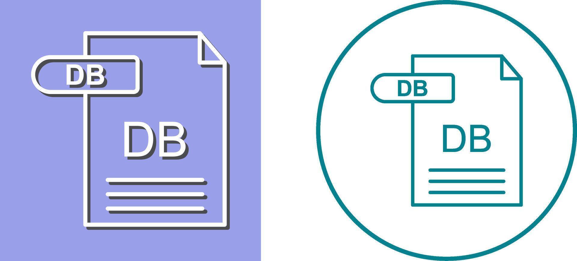 DB Icon Design 44409910 Vector Art at Vecteezy