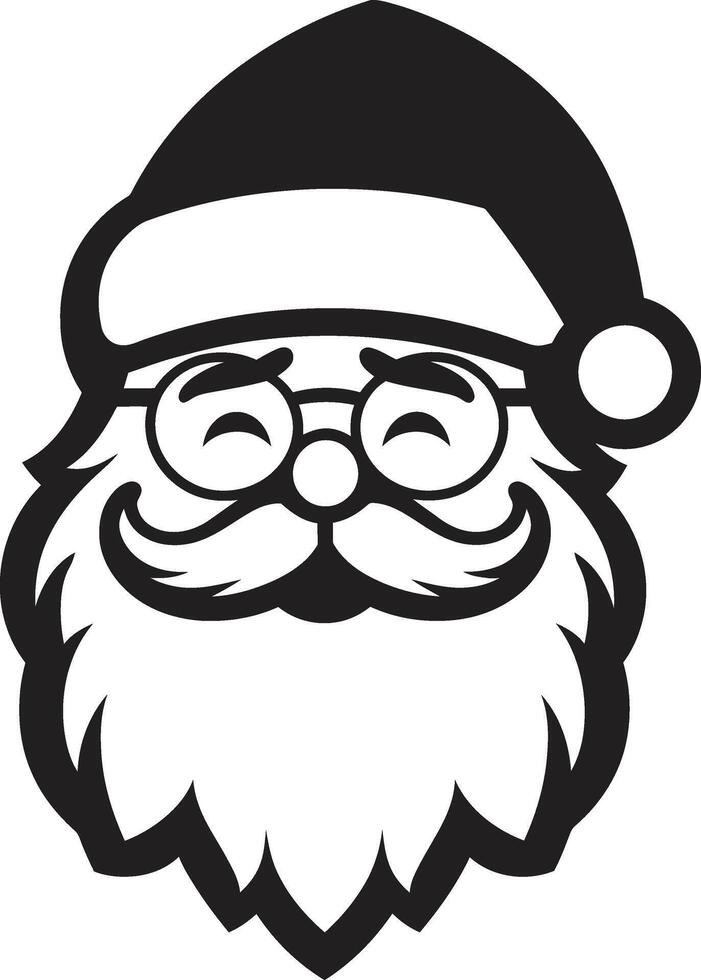Black and white santa store