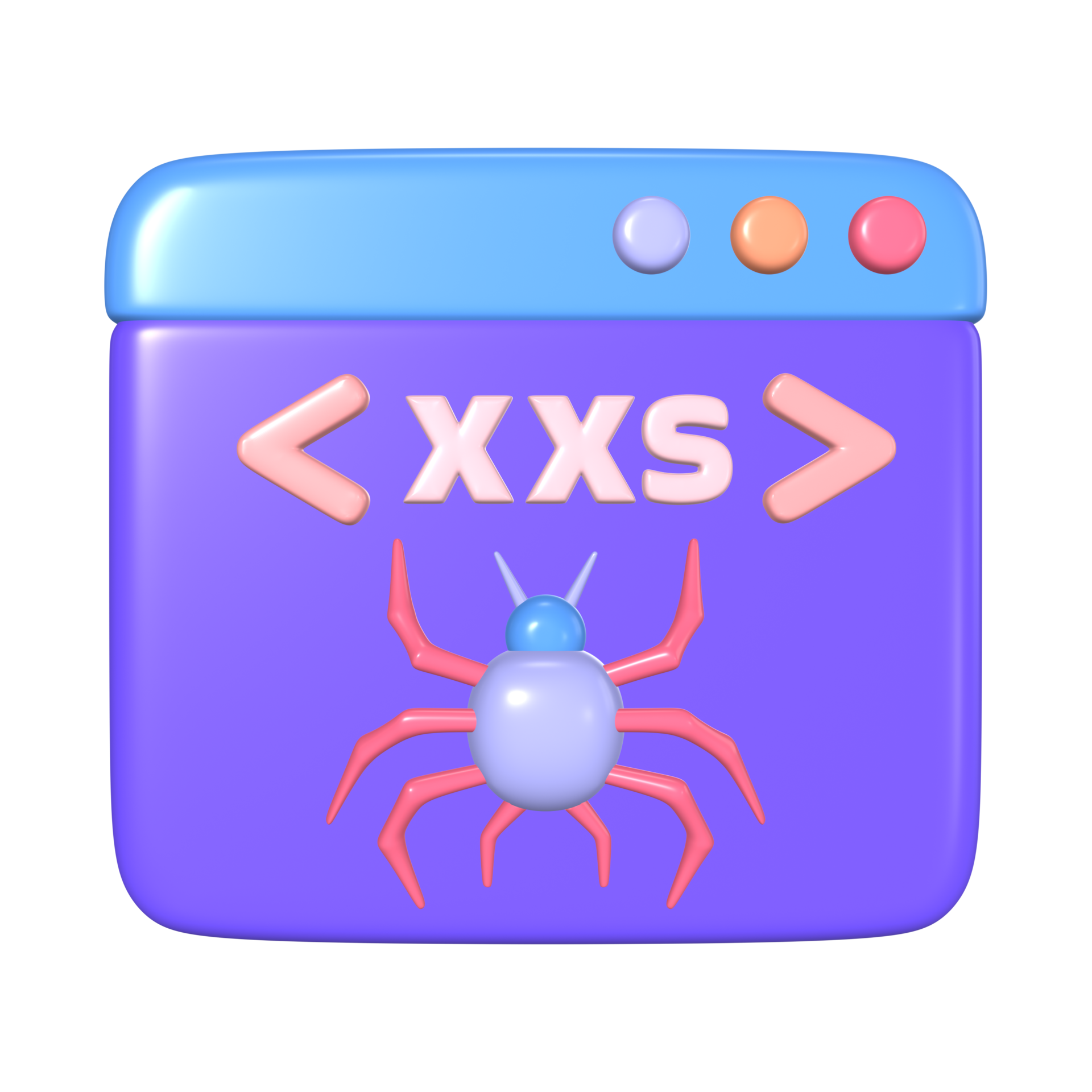XSS 3D Illustration Icon 44428334 PNG
