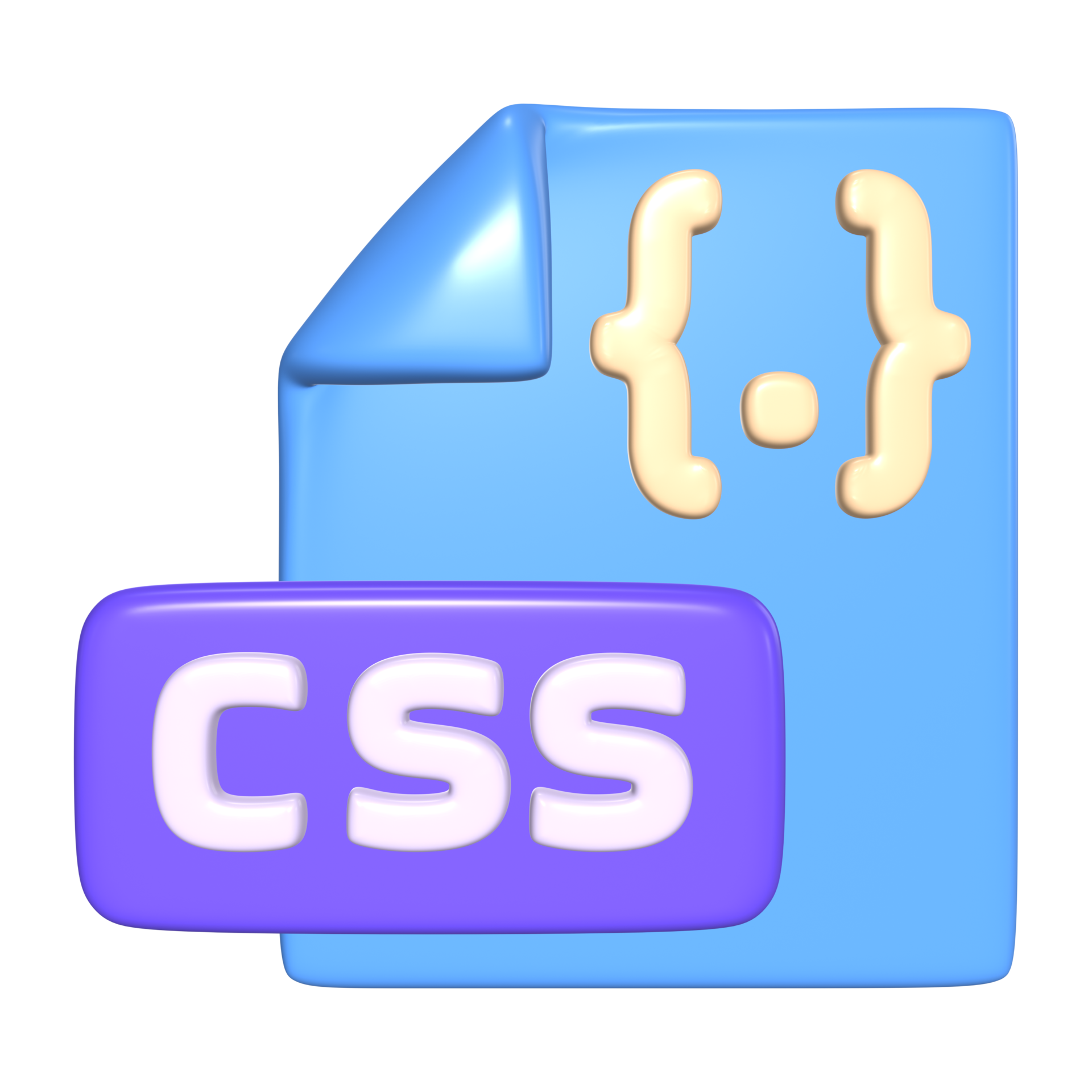Css File 3d Illustration Icon 44428355 Png