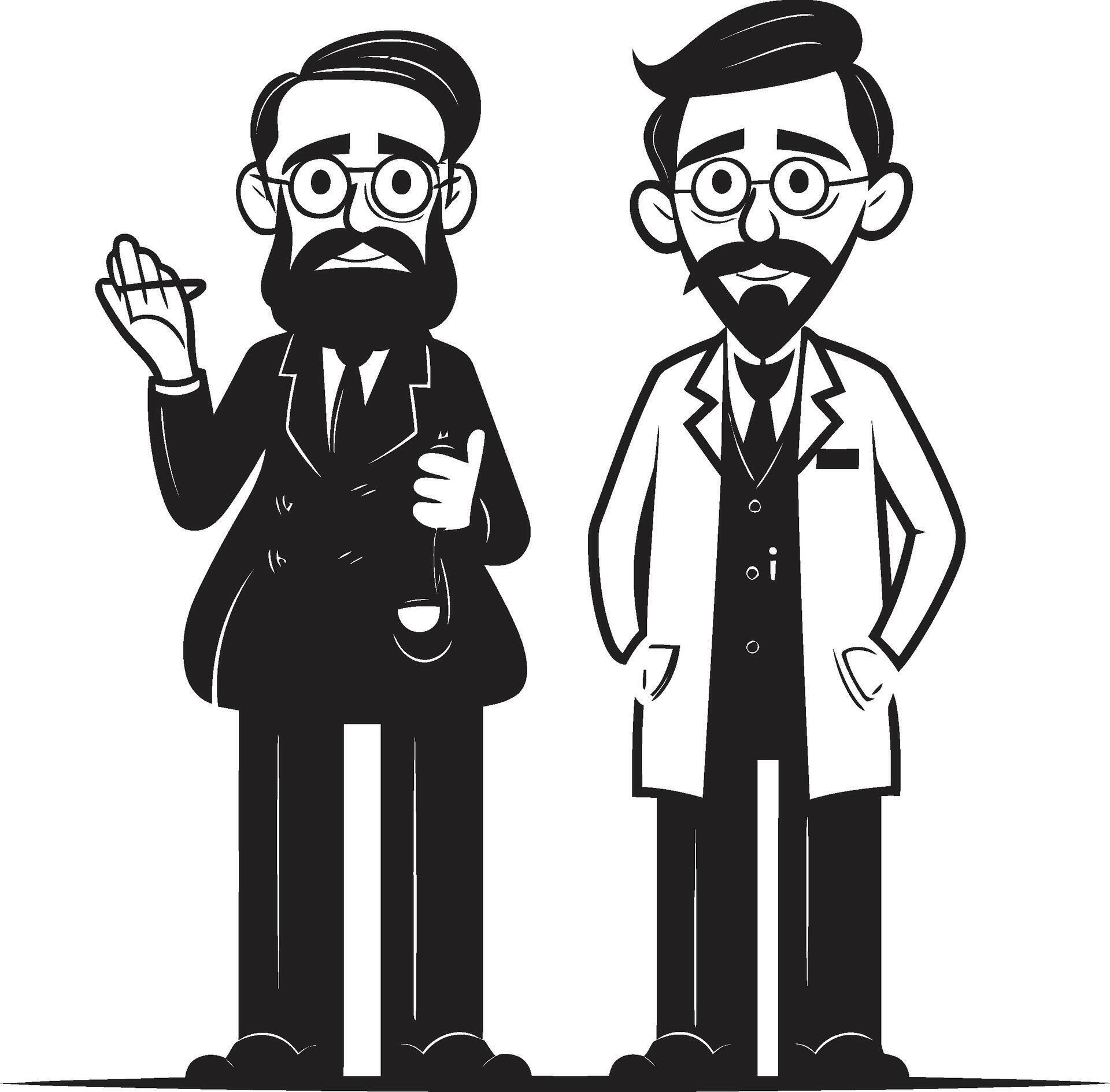 Empathetic Expressions Doctor Patient Bonds Illustrated in Black ic ry Compassionate Connections ...