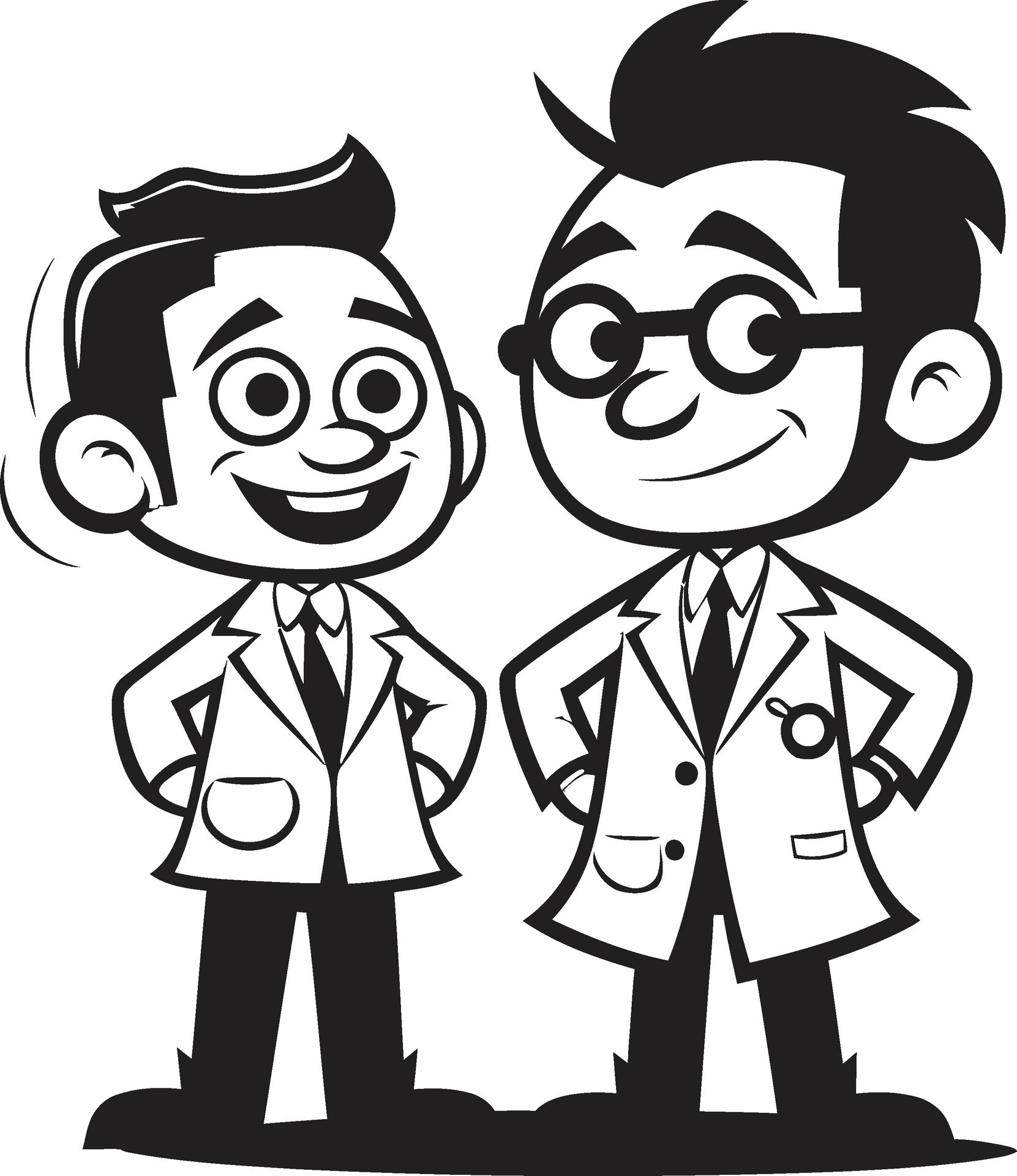 Compassionate Canvases Doctor Patient Bonds Illustrated in Black ic Composition Healing Gestures ...