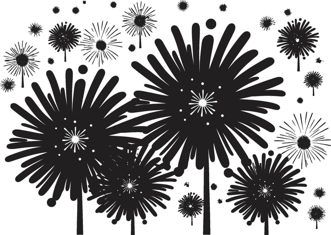 Starry Elegance Firework Sparks Emblem Celestial Burst ic of Firework ...