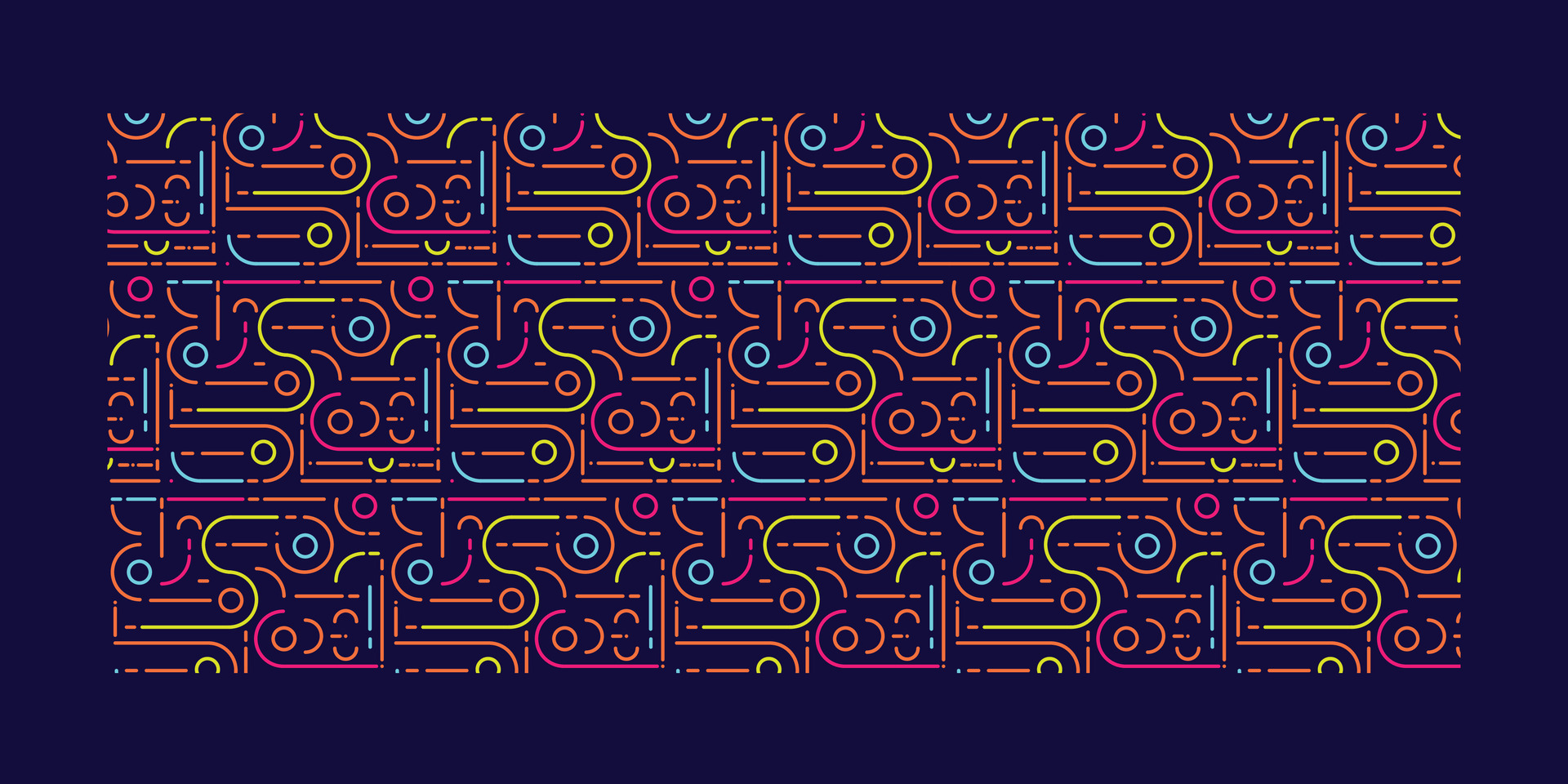 Colorful line shaped seamless pattern background 44445494 Vector Art at ...