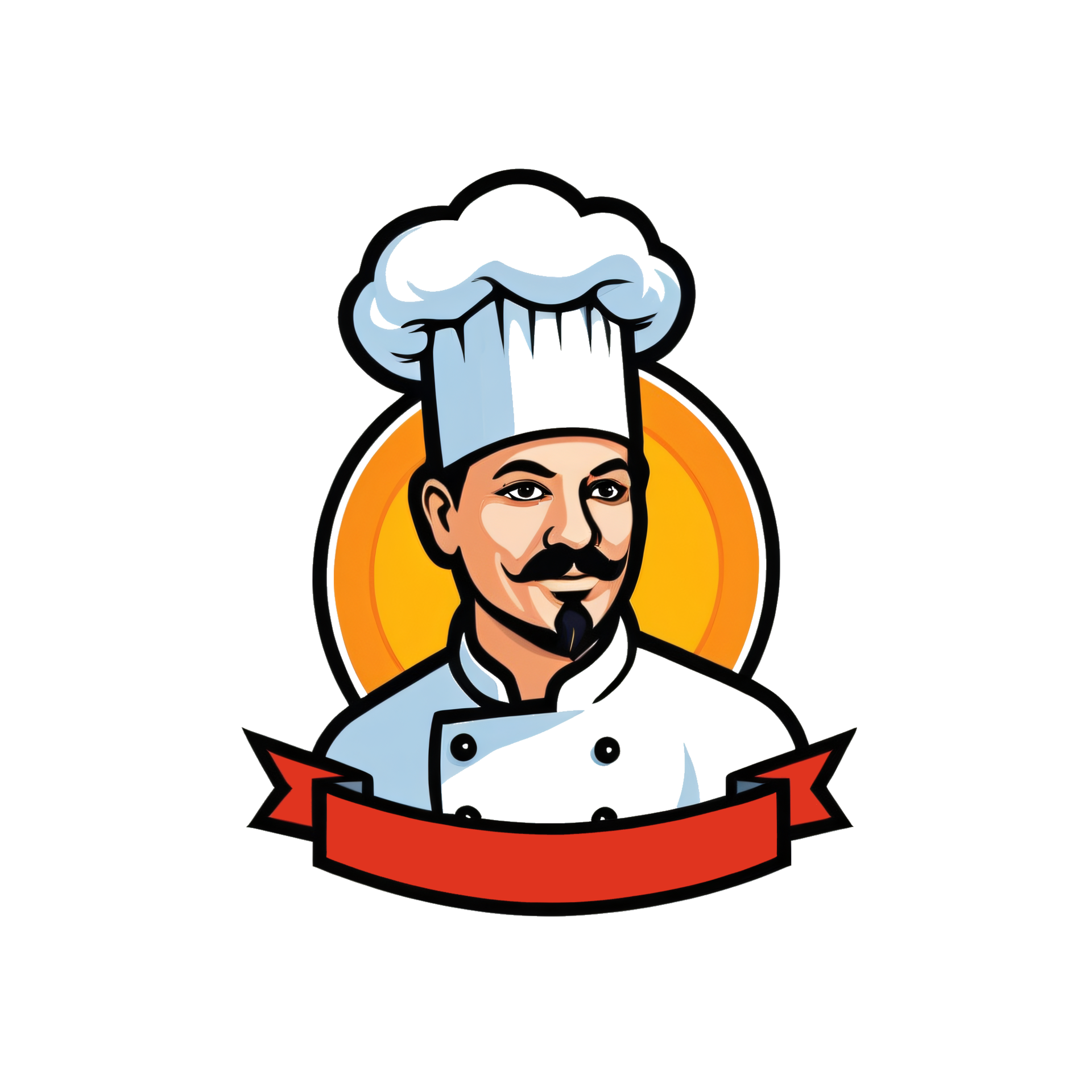 Collection of Culinary Chef Cook Head Logo Designs Isolated 44448688 PNG