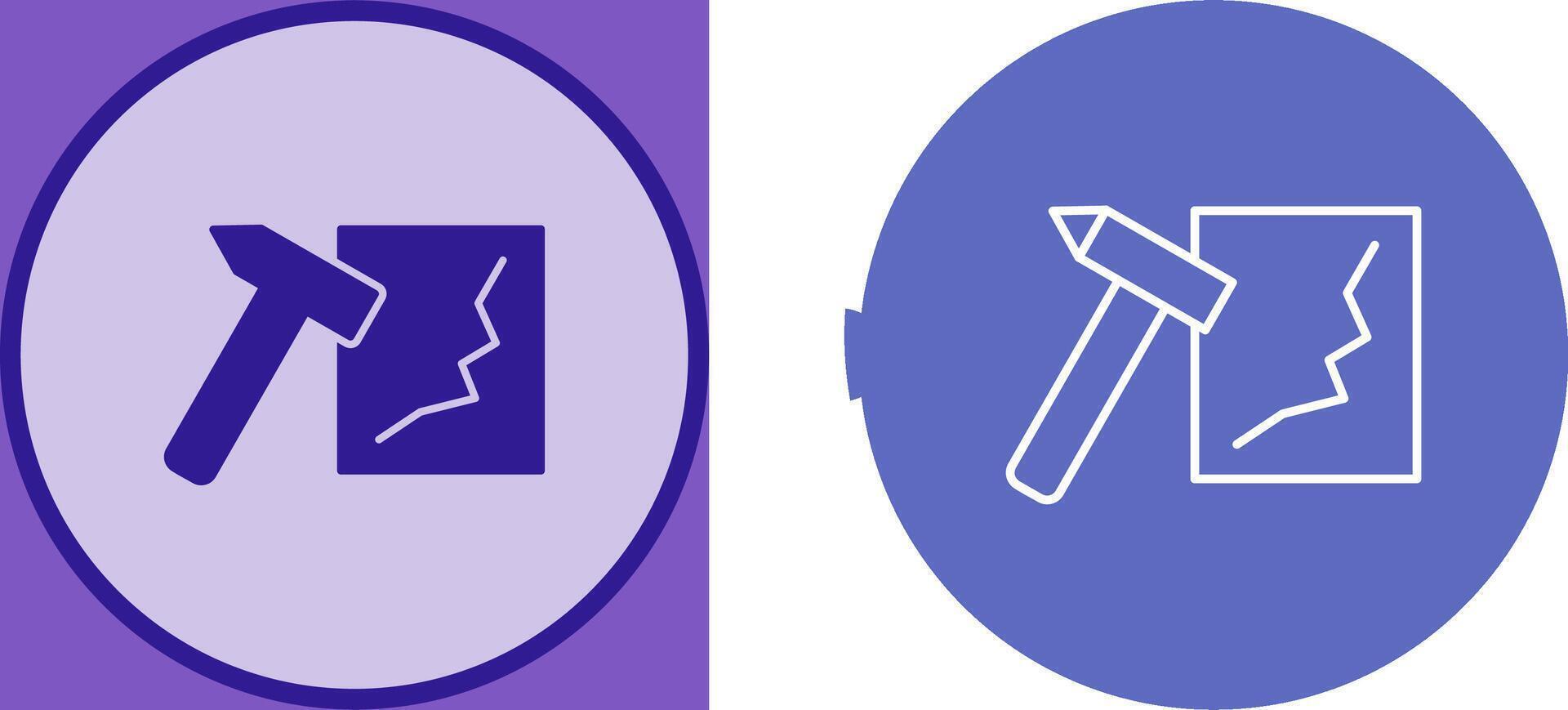 Unique Break Glass Icon Design 44460200 Vector Art At Vecteezy
