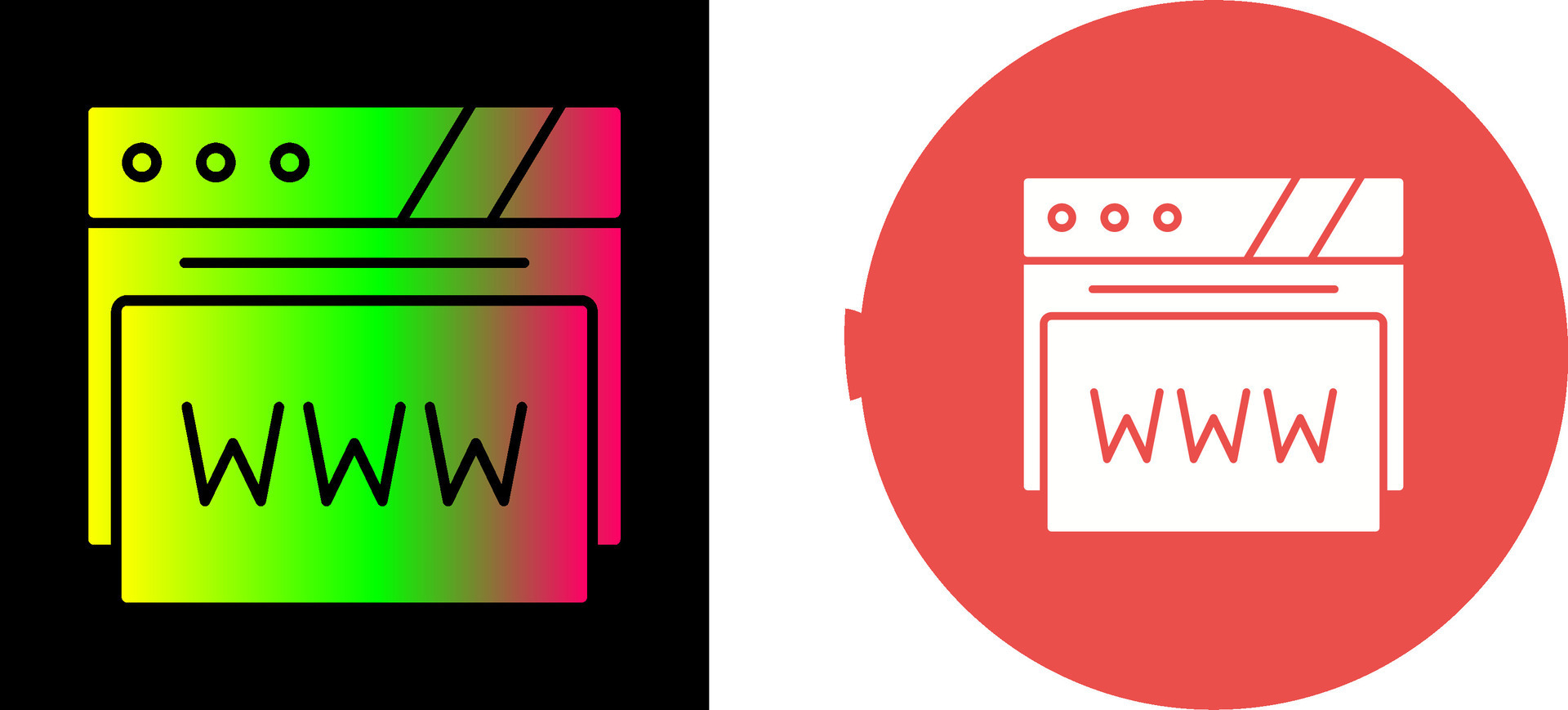 Web Browser Icon Design 44480430 Vector Art at Vecteezy