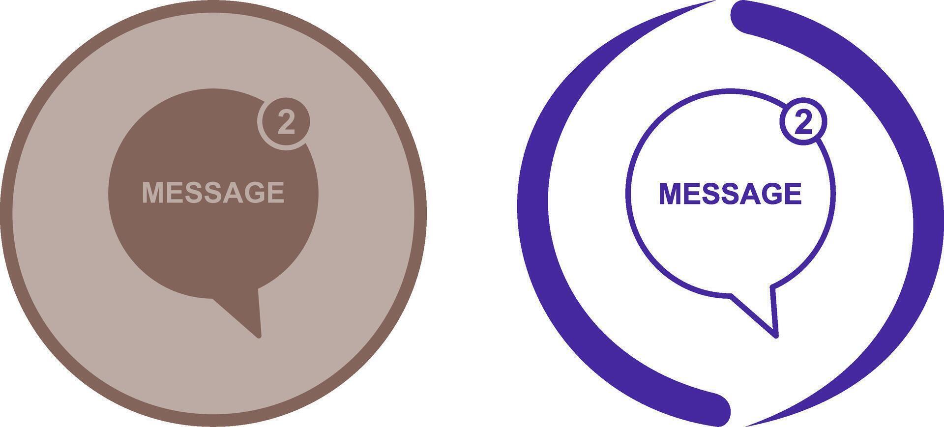 Message Bubbles Icon Design 44493077 Vector Art at Vecteezy