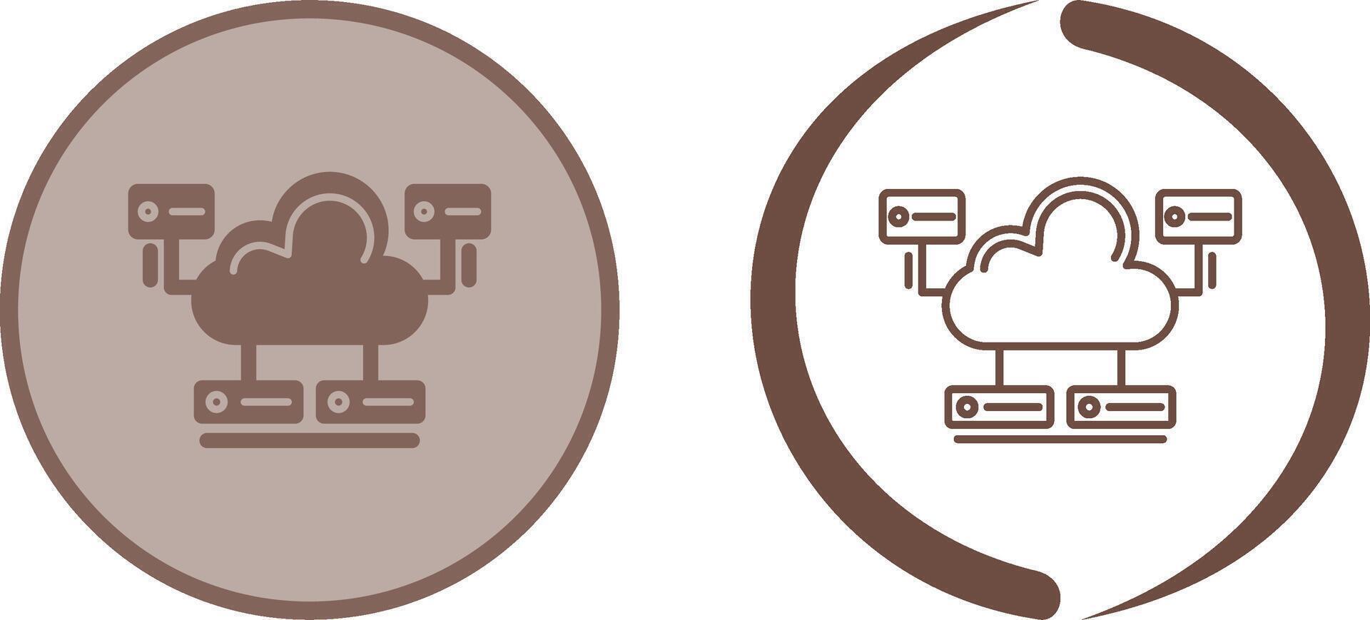 Cloud Database Icon Design 44494203 Vector Art at Vecteezy