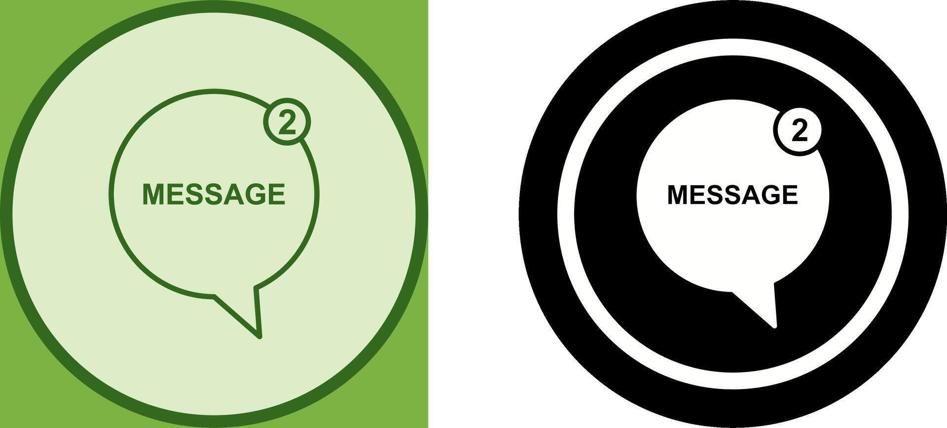 Message Bubbles Icon Design 44501921 Vector Art at Vecteezy