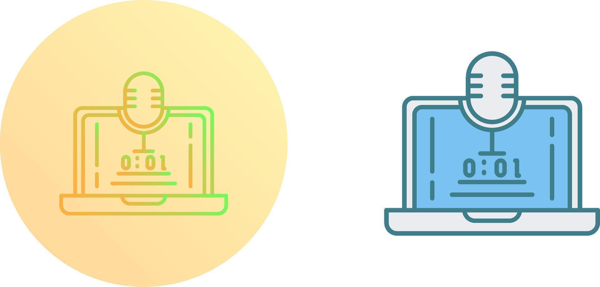 Voice Recorder Icon Design 44514182 Vector Art at Vecteezy