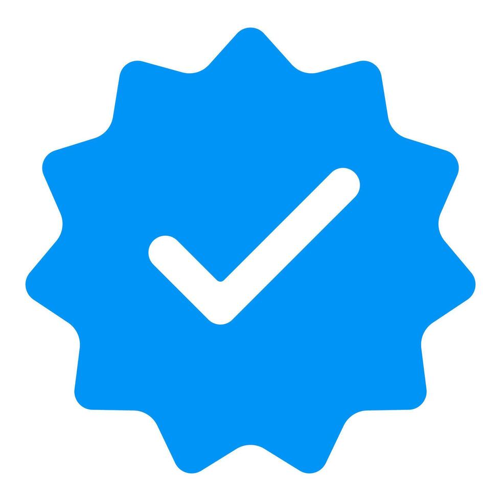 Blue verified check mark badge design 44514915 Vector Art at Vecteezy Blue verified check mark badge design 44514915 Vector Art at Vecteezy