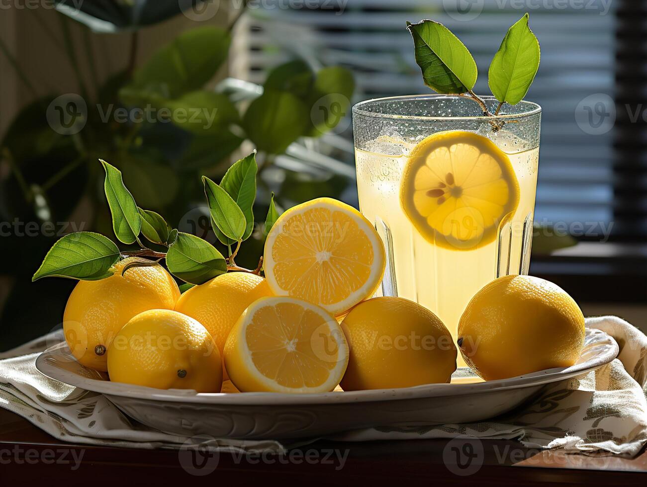 AI generated fresh lemon cocktail Generative AI 44517771 Stock Photo at Vecteezy