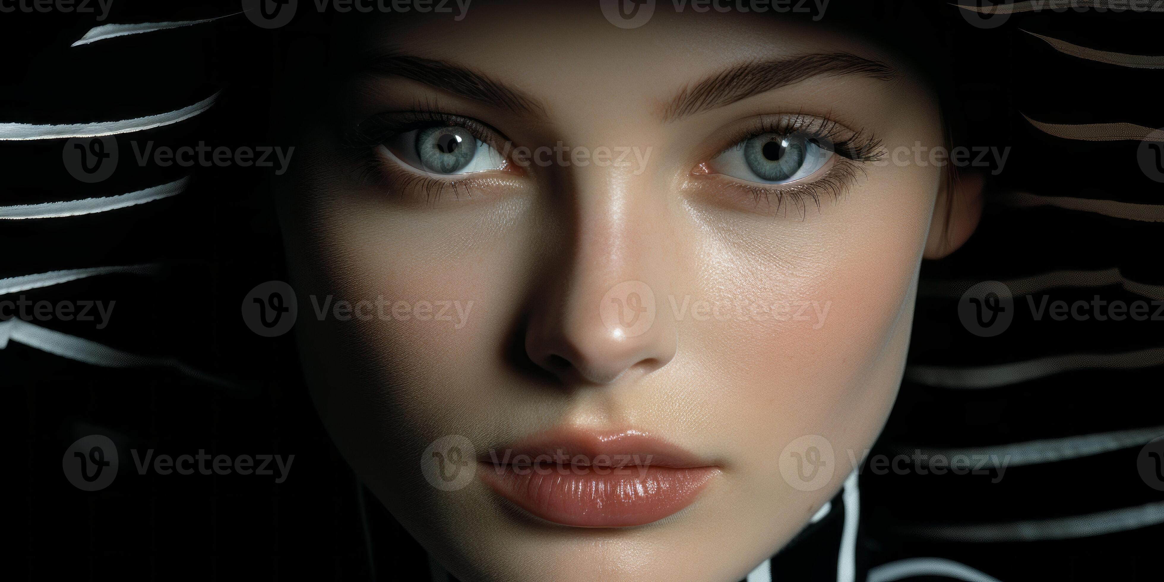 Ai Generated Close Up Portrait Of A Girl Generative Ai 44521747 Stock