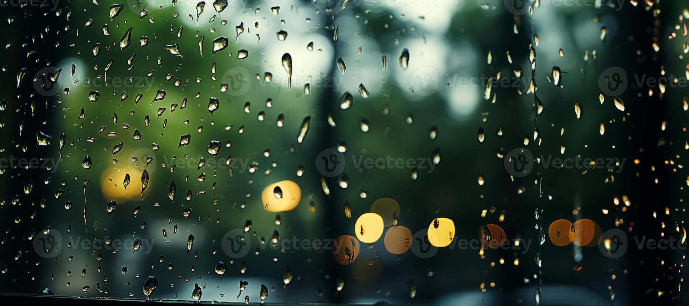 AI generated window with raindrops Generative AI 44522146 Stock Photo at Vecteezy