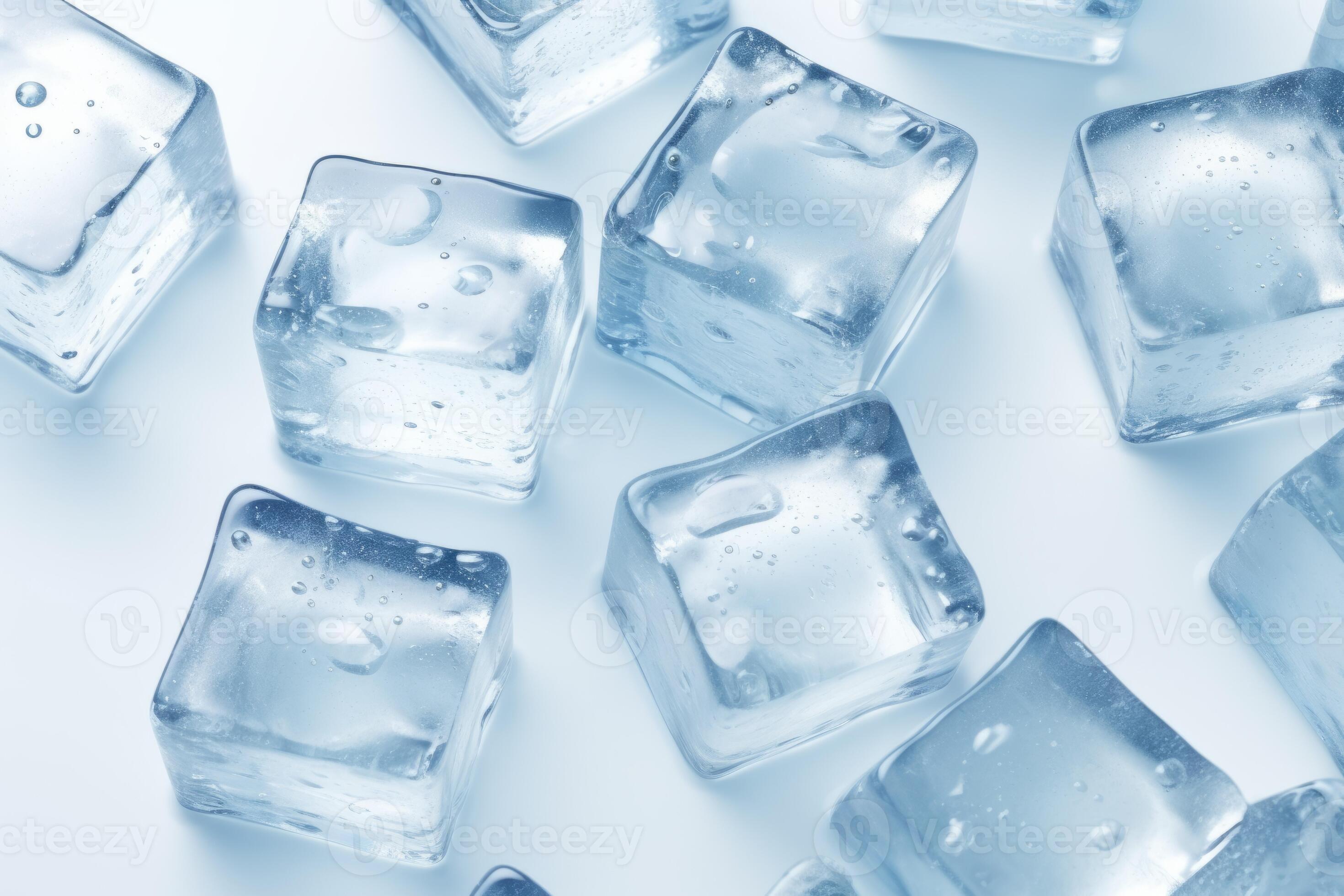 AI generated ice cubes on white background Generative AI 44524663 Stock Photo at Vecteezy