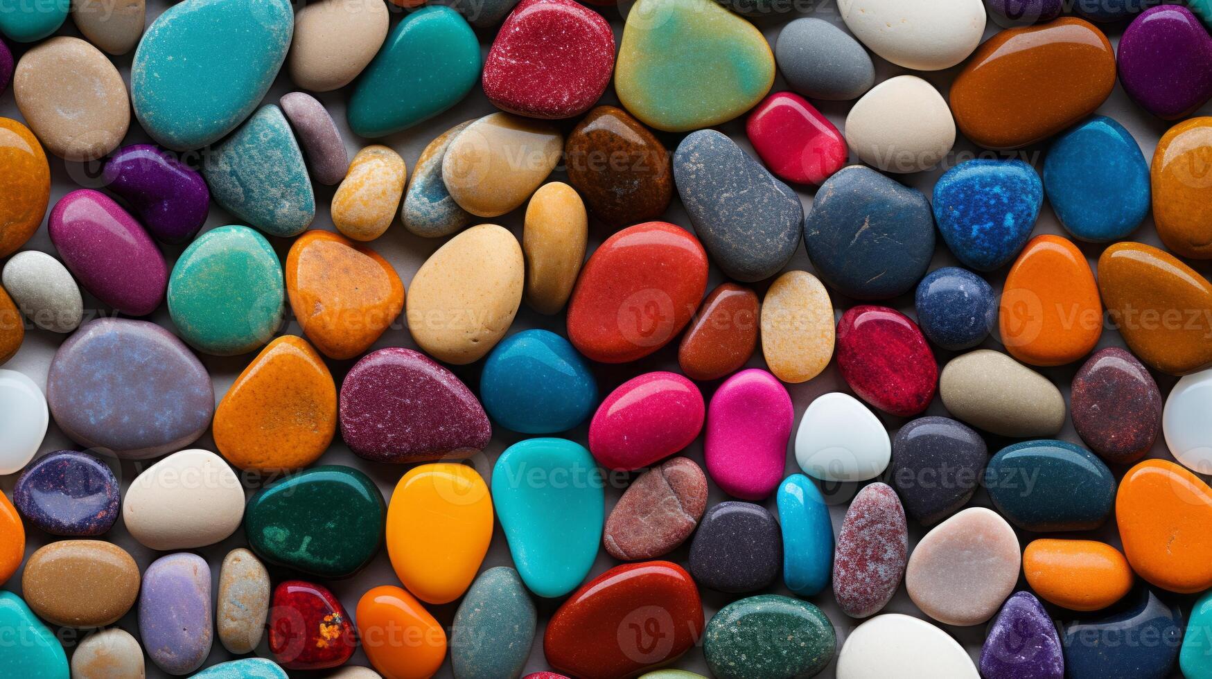 AI generated texture of colorful pebbles Generative AI 44525155 Stock ...