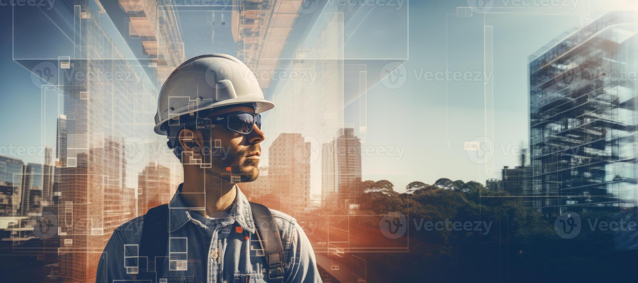 AI generated future building engineering project Generative AI 44527387 ...