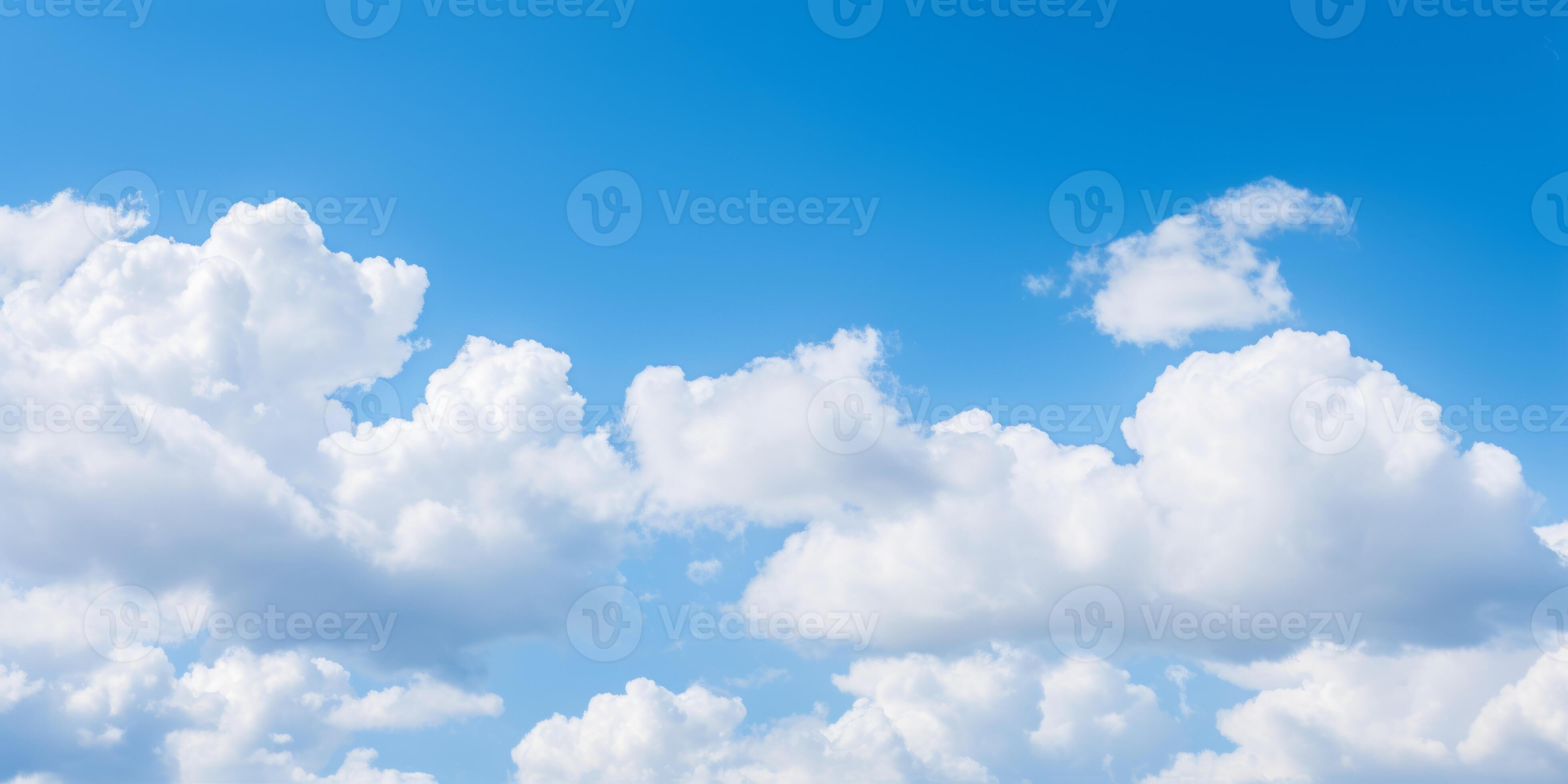 AI generated blue sky with clouds Generative AI 44529535 Stock Photo at ...