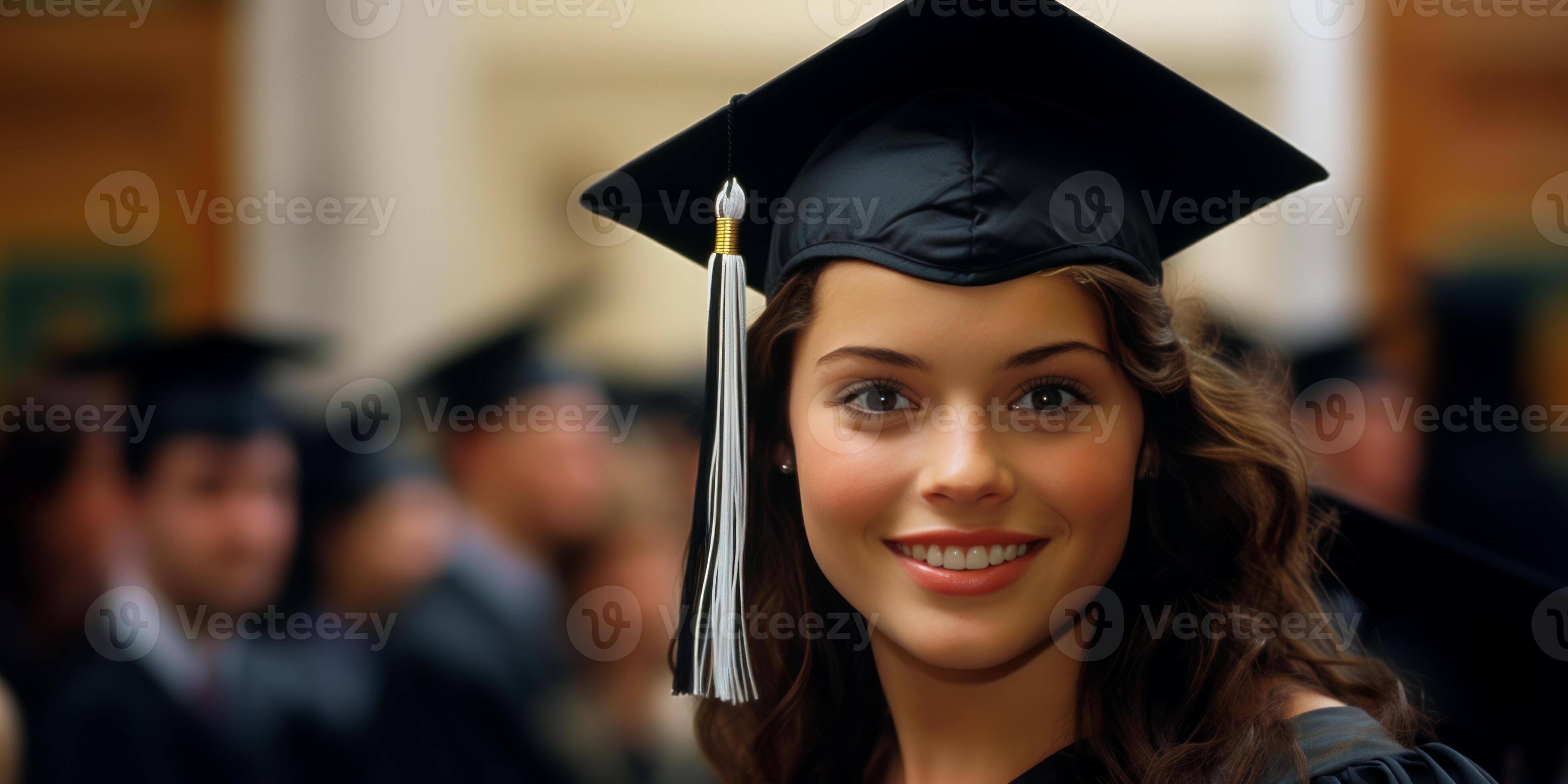 AI generated graduate on a blurred background Generative AI 44530712 Stock Photo at Vecteezy