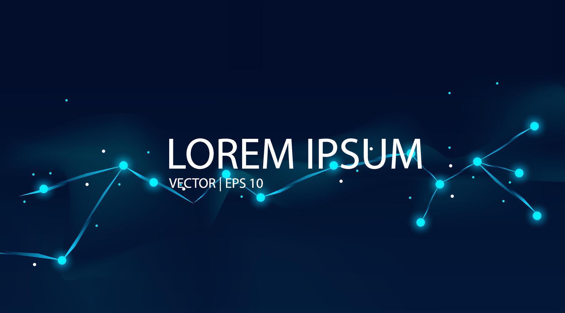 Digital Technology Circuit Board Concept On The Blue Black Background Futuristic Computer