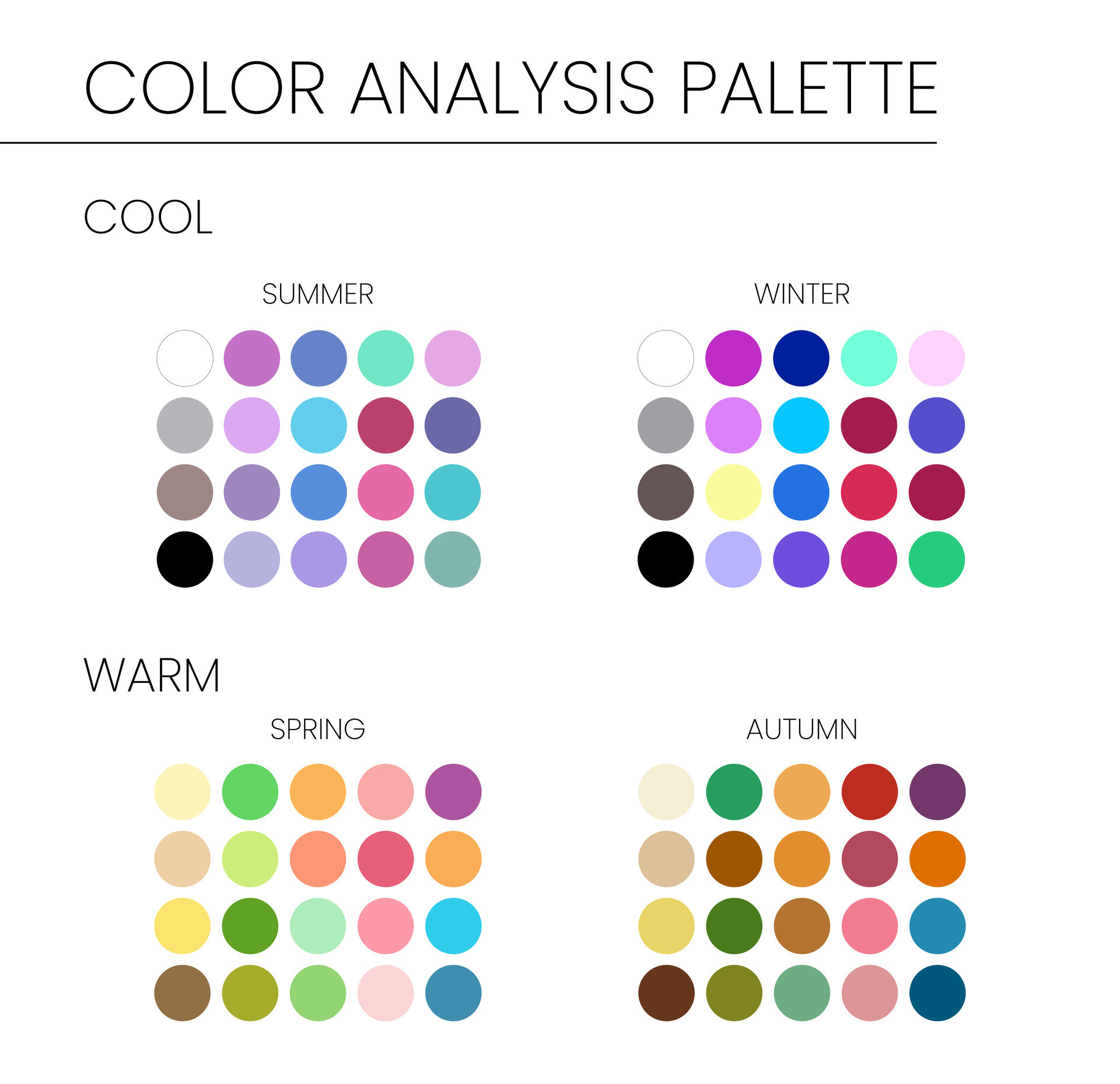 Seasonal Color Analysis Palette With Best Colors For Winter Autumn seasonal-color-analysis-palette-with-best-colors-for-winter-autumn