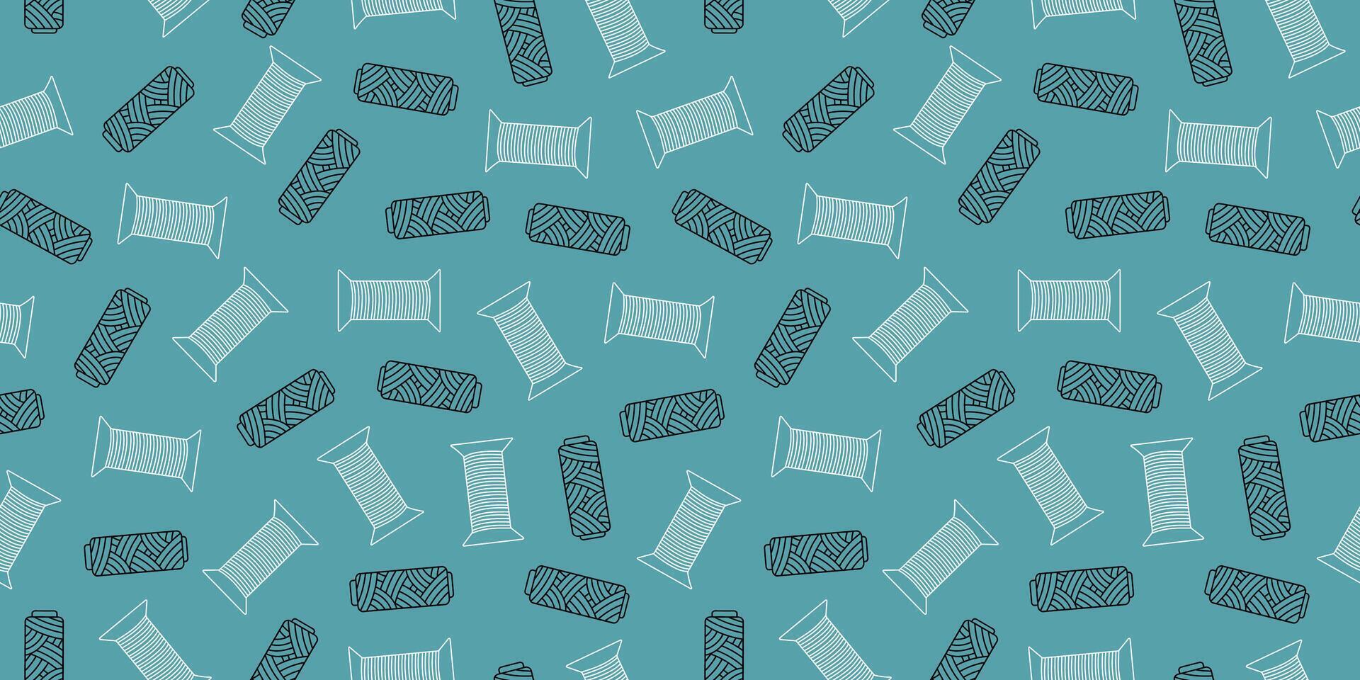 Pattern Spools Thread Handicraft Hobby Drawings Doodle Icons