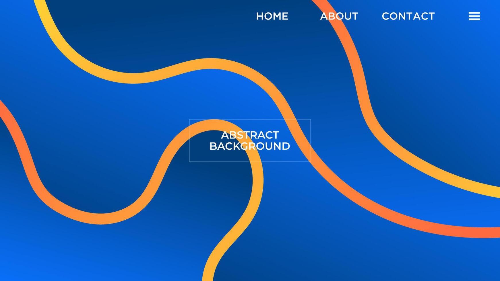 Abstract Blue Orange Gradient Background Smooth Liquid Colorful Design With Geometric Shapes