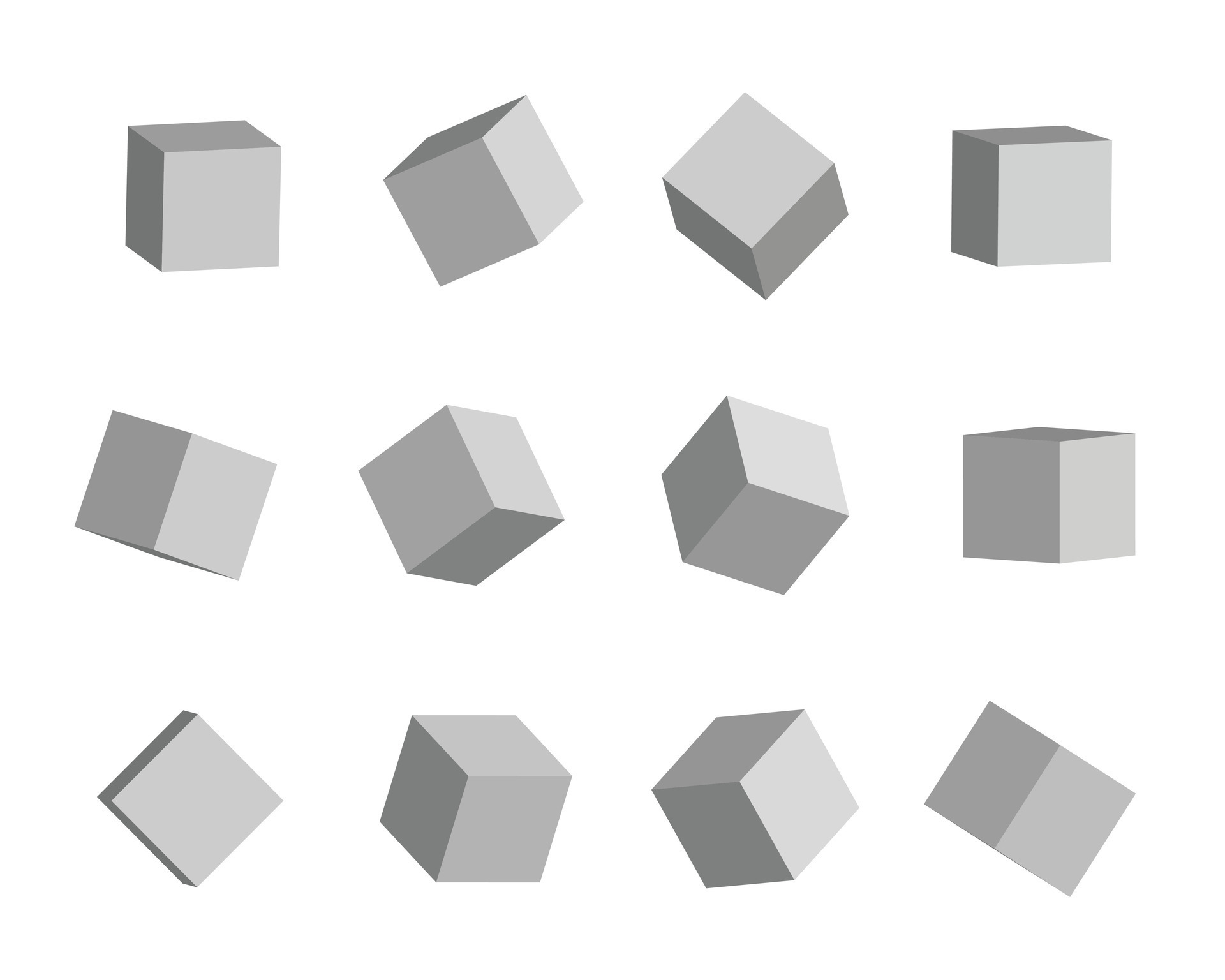 Set of cubes illustration 44595909 Vector Art at Vecteezy