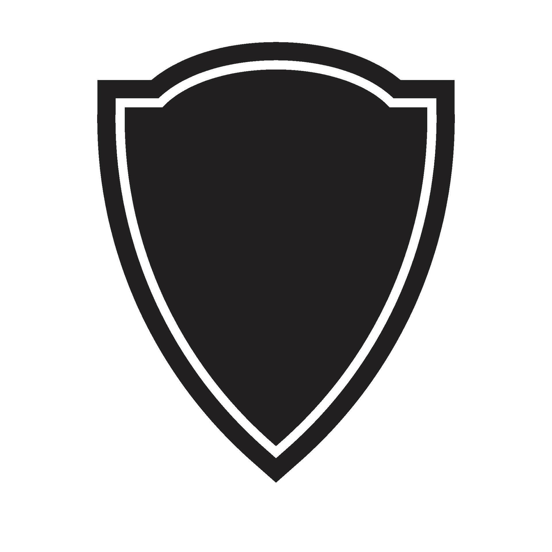 simple shield icon 44596142 Vector Art at Vecteezy