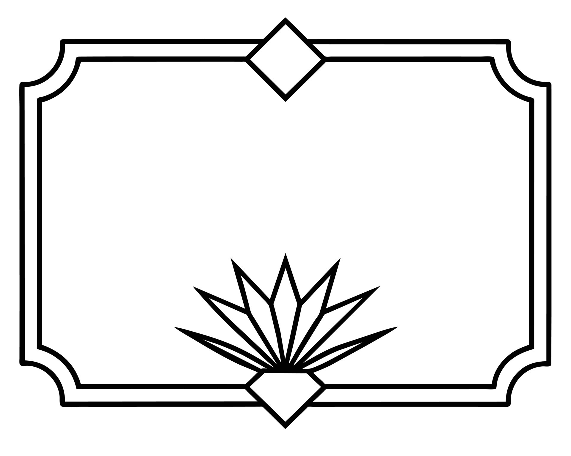 Frames borders rectangular shape illustration 44596449 Vector Art at ...