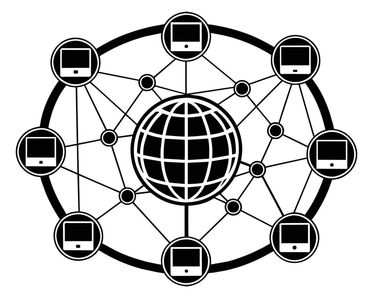 Social network connection 44596453 Vector Art at Vecteezy Social network connection 44596453 Vector Art at Vecteezy