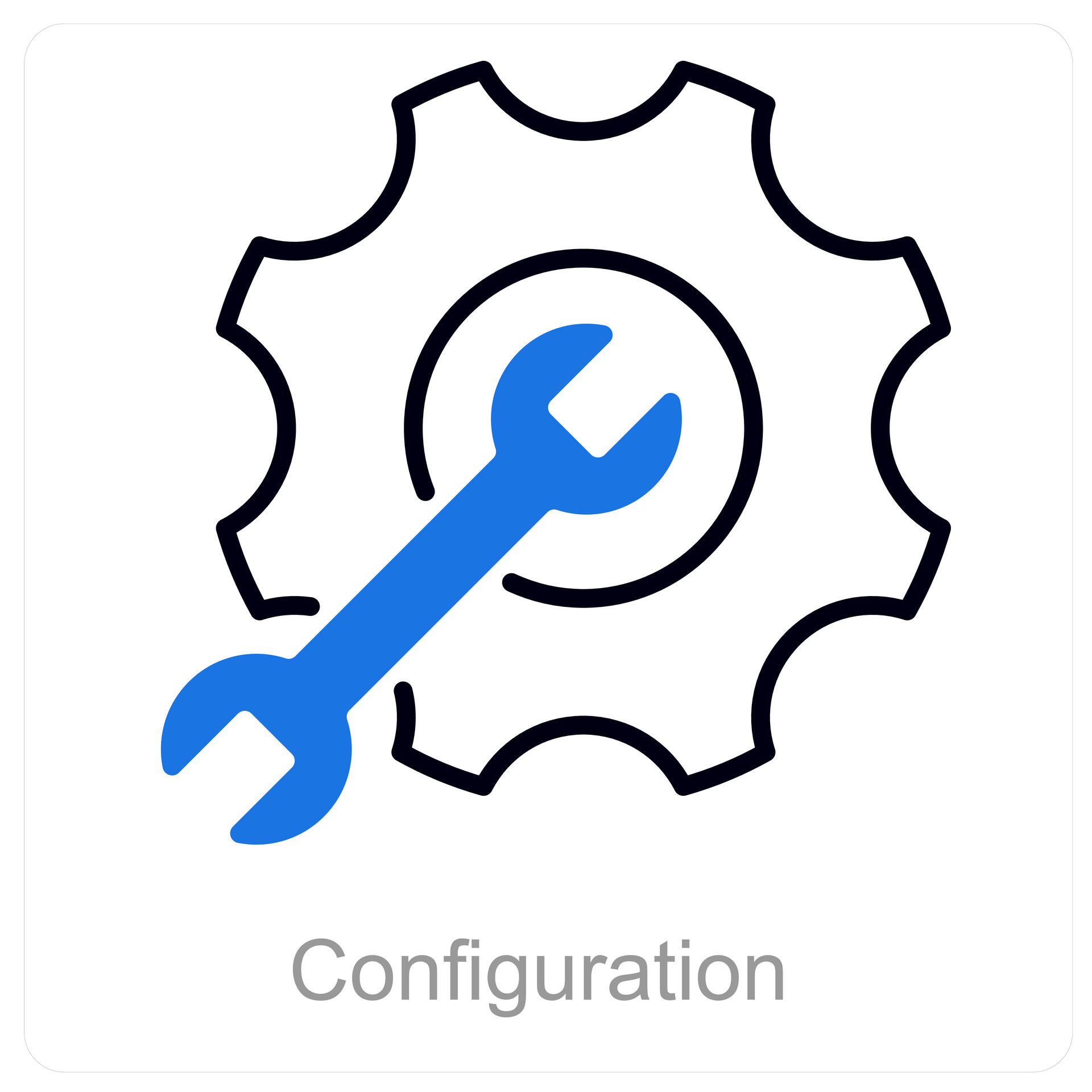 Configuration And Settings Icon Concept 44597565 Vector Art At Vecteezy
