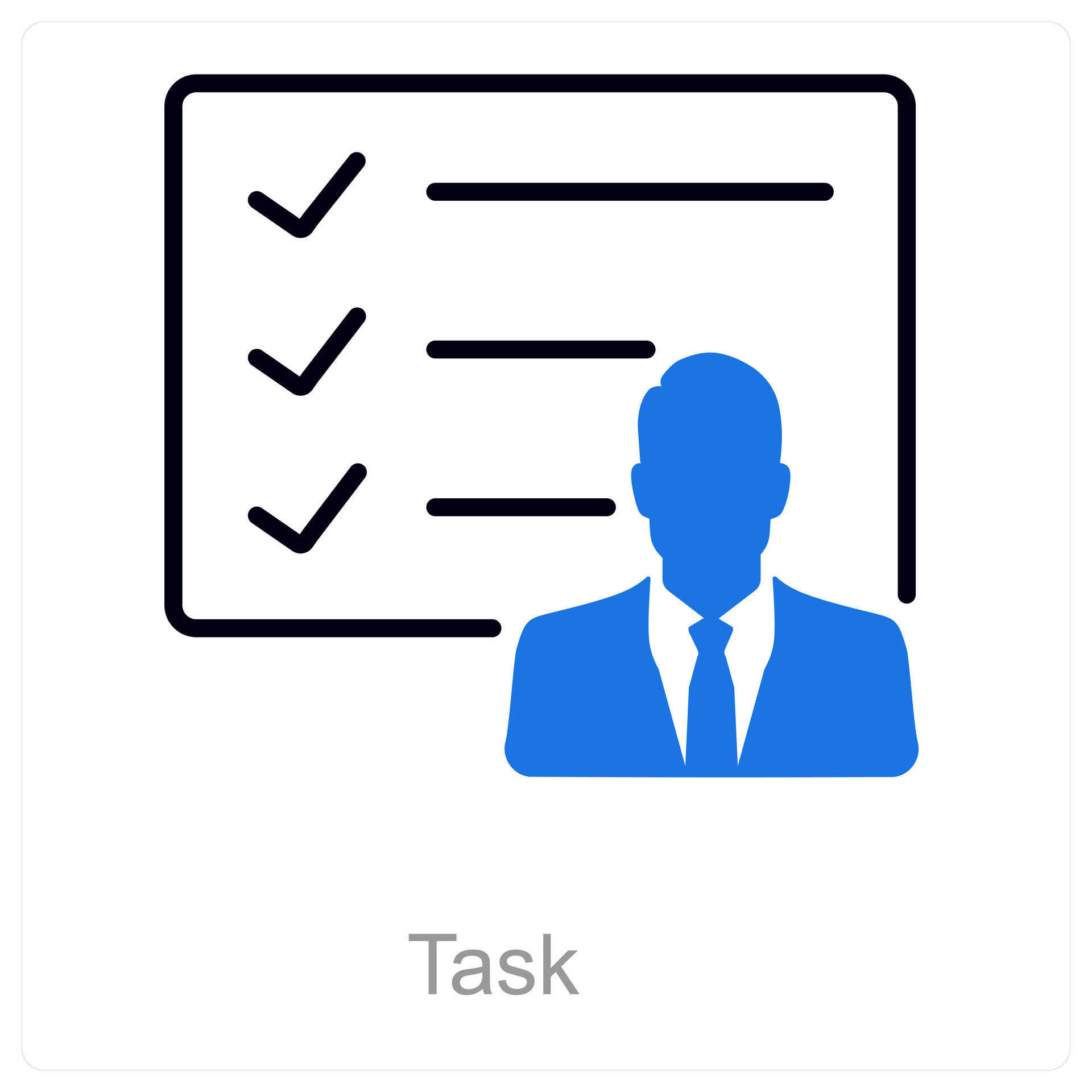 Task and checklist icon concept 44598036 Vector Art at Vecteezy