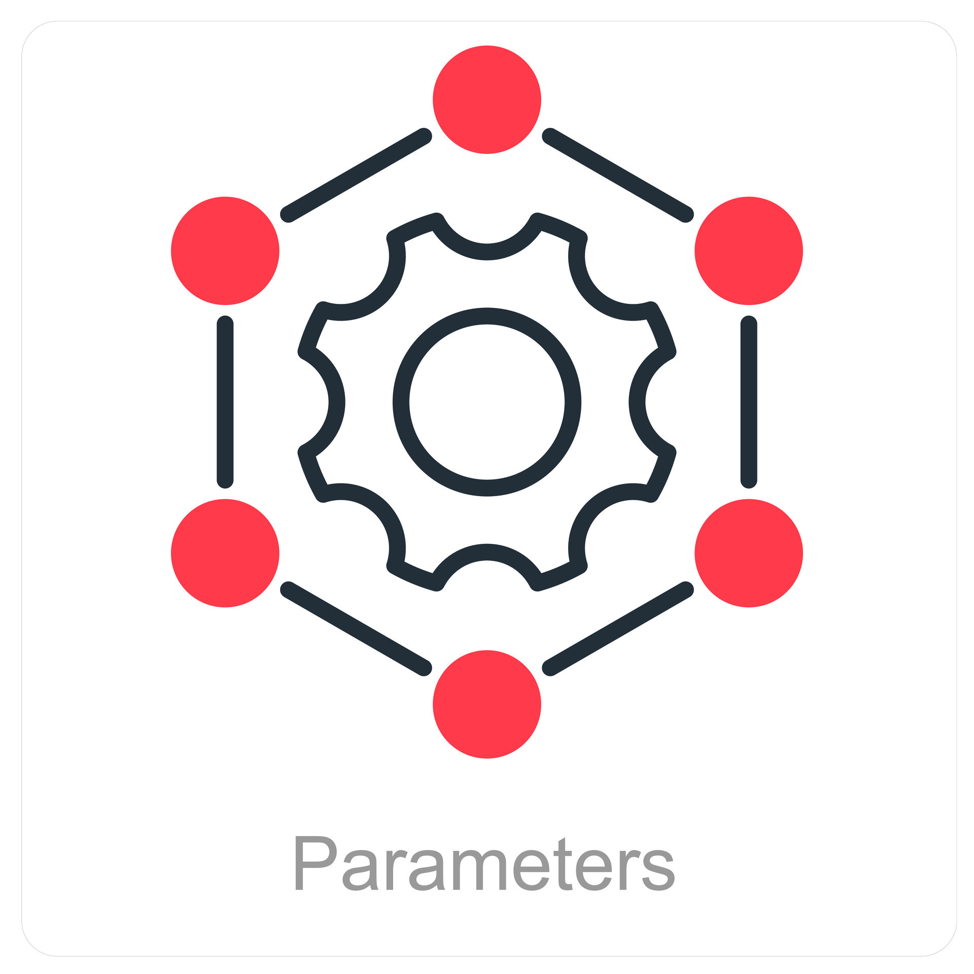 Parameters and settings icon concept 44598161 Vector Art at Vecteezy