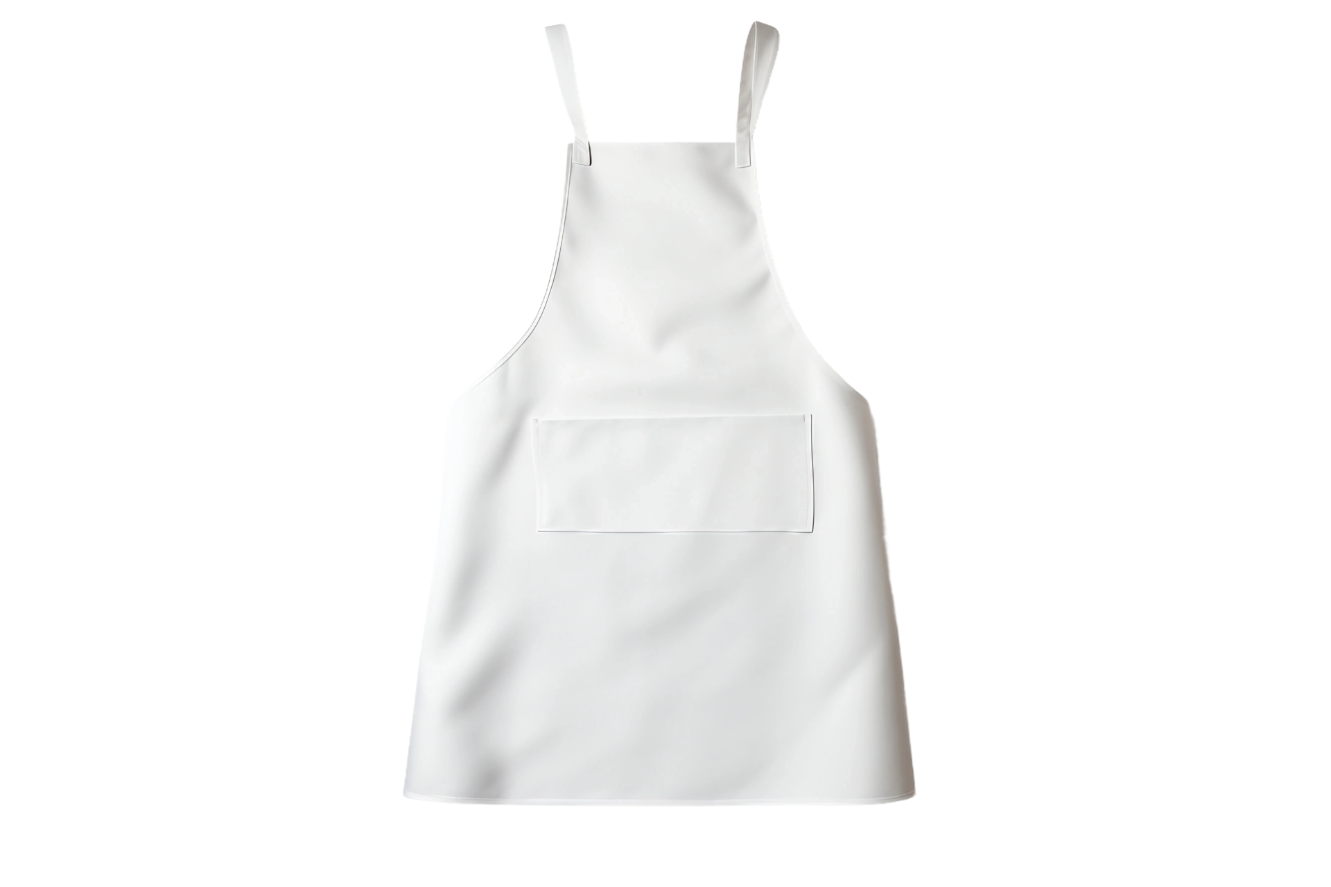 Blank Chef's Apron Mockup on transparent background. 44607449 PNG